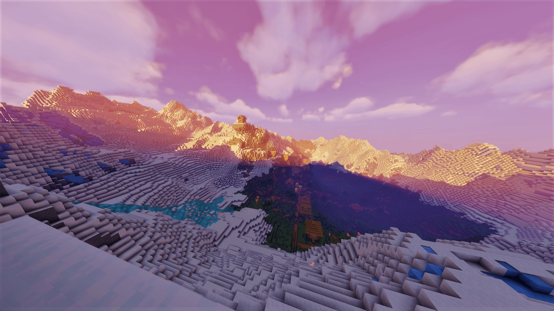 Minecraft Mountain Wallpapers - Top Free Minecraft Mountain Backgrounds ...