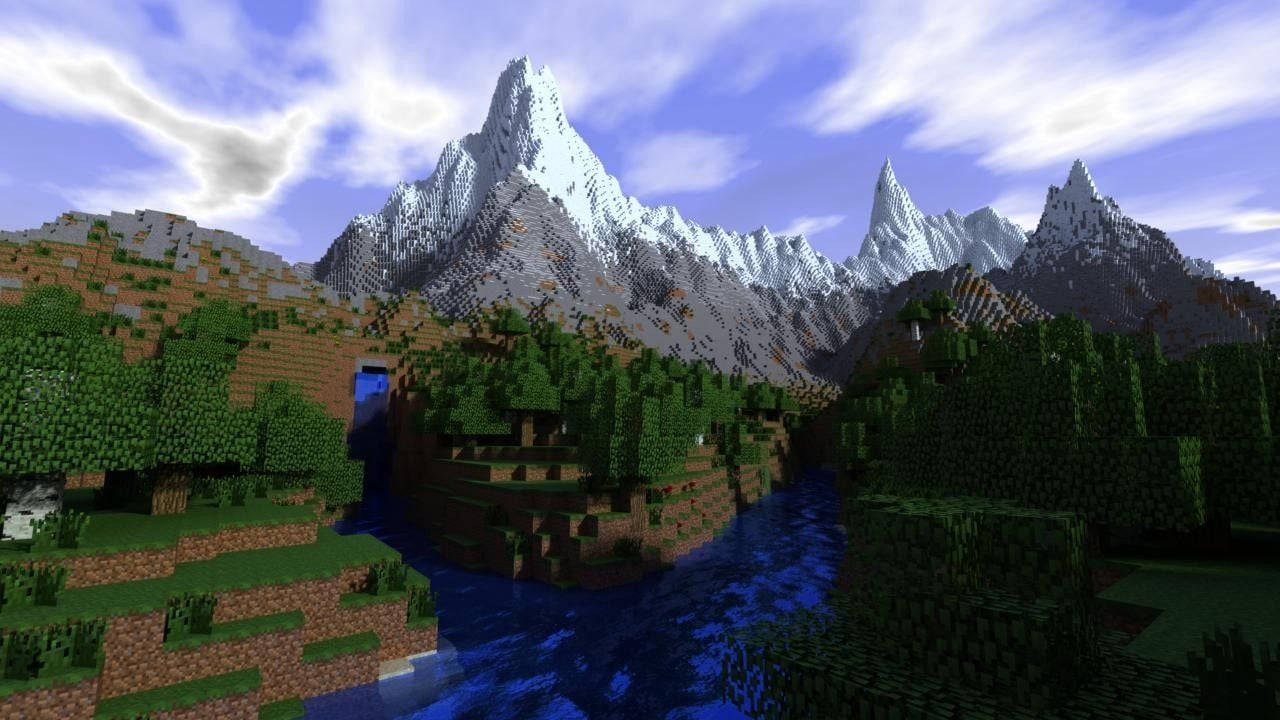 Minecraft Mountain Wallpapers - Top Free Minecraft Mountain Backgrounds ...