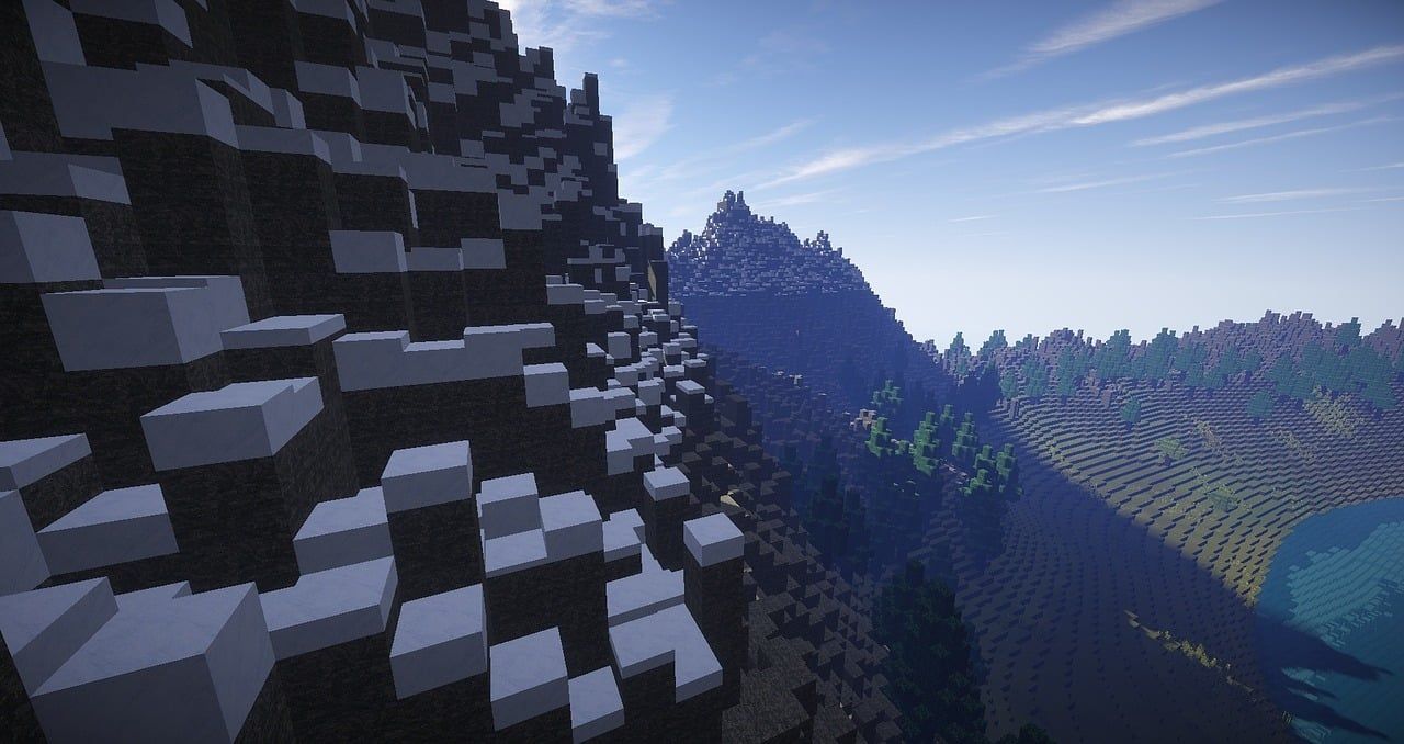 Minecraft Mountain Wallpapers - Top Free Minecraft Mountain Backgrounds ...