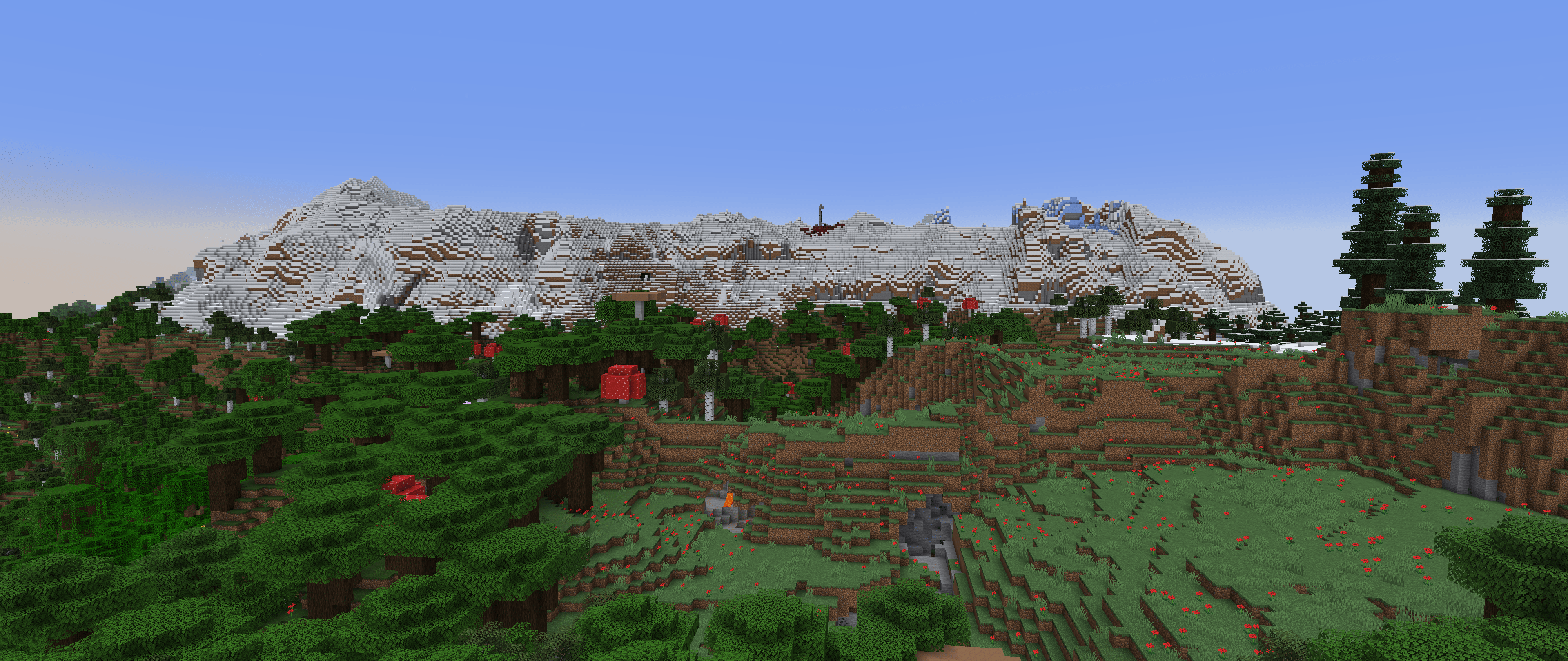 Minecraft Mountain Wallpapers - Top Free Minecraft Mountain Backgrounds ...