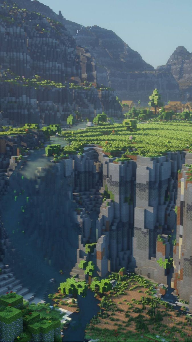 Minecraft Mountain Wallpapers - Top Free Minecraft Mountain Backgrounds ...