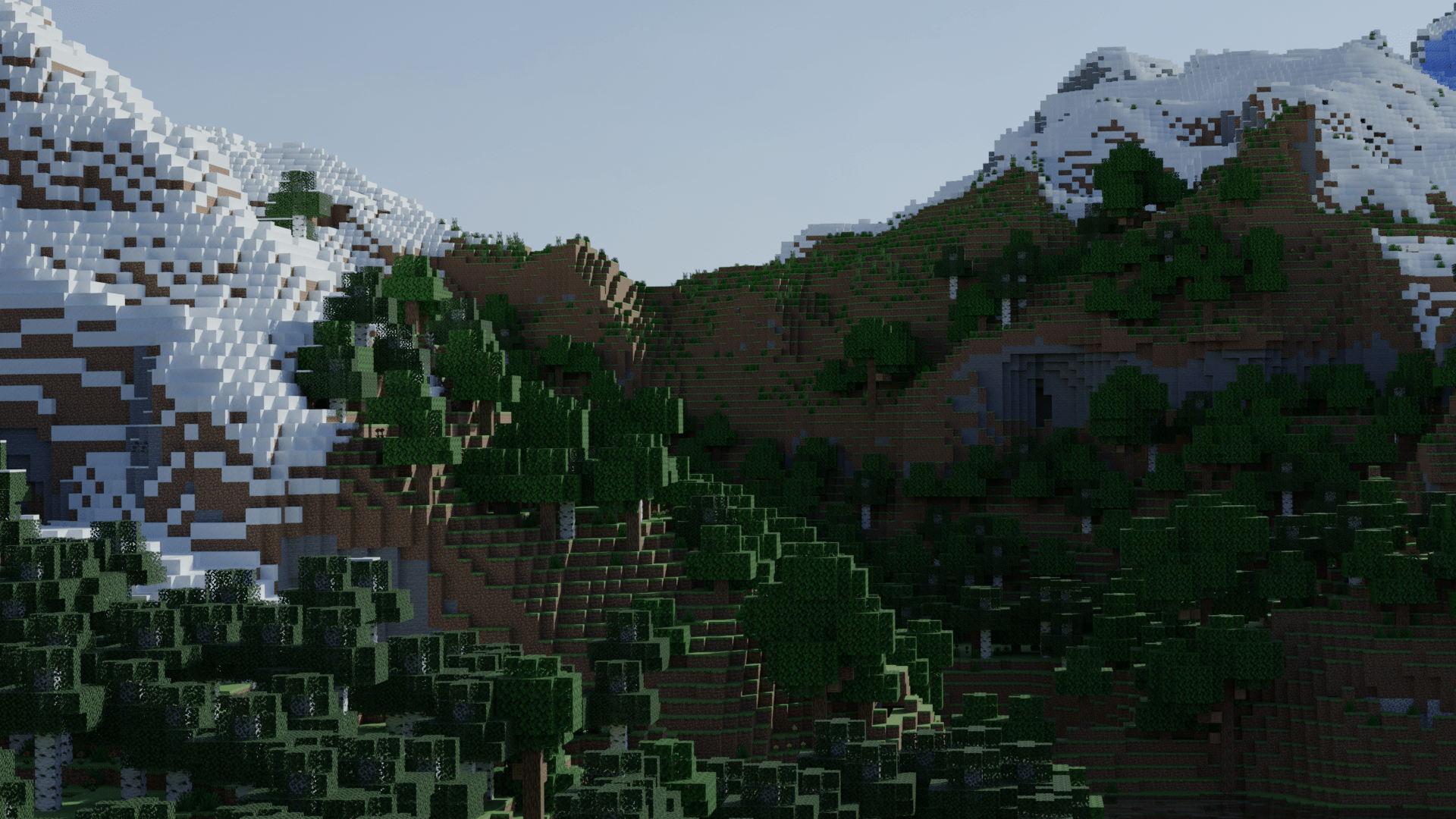 Minecraft Mountain Wallpapers - Top Free Minecraft Mountain Backgrounds ...