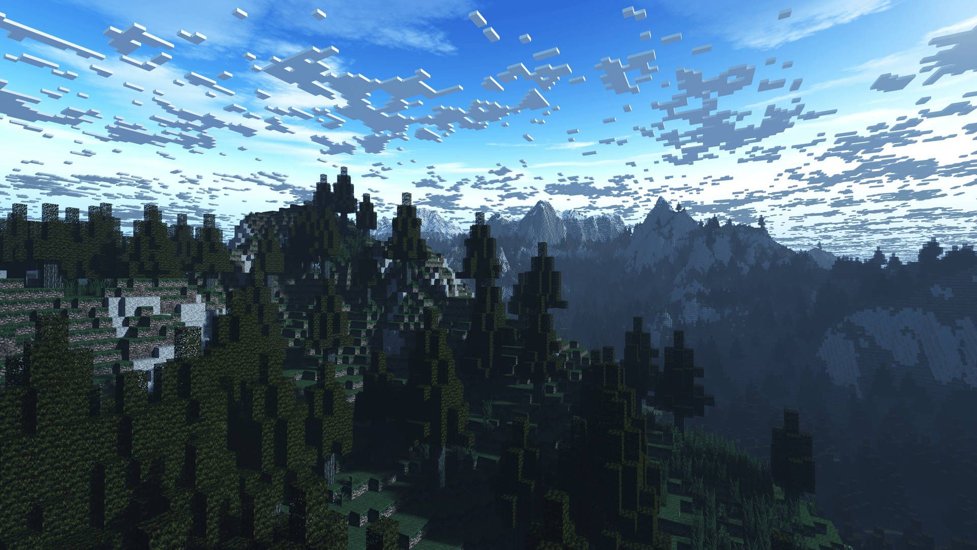Minecraft Mountain Wallpapers - Top Free Minecraft Mountain Backgrounds ...