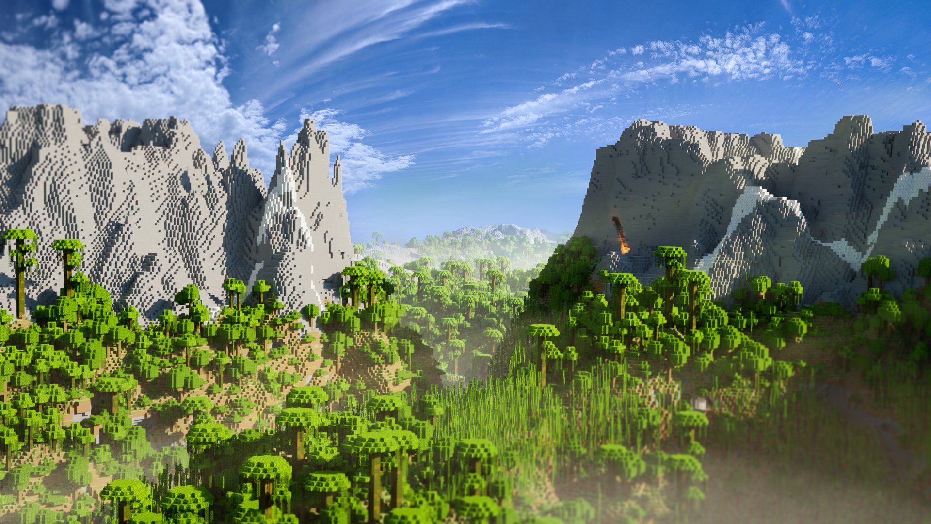 Minecraft Mountain Wallpapers - Top Free Minecraft Mountain Backgrounds ...