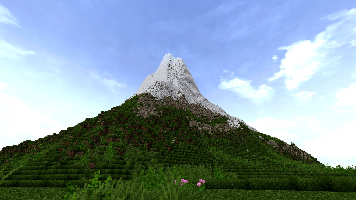 Minecraft Mountain Wallpapers - Top Free Minecraft Mountain Backgrounds ...