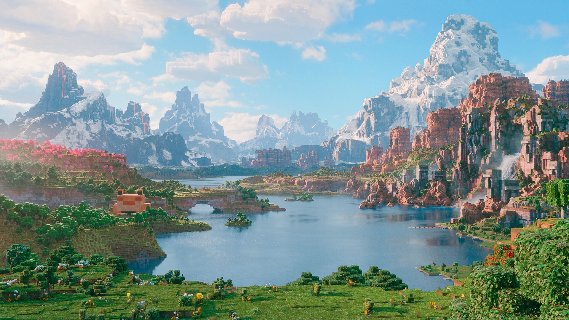 Minecraft Mountain Wallpapers - Top Free Minecraft Mountain Backgrounds ...