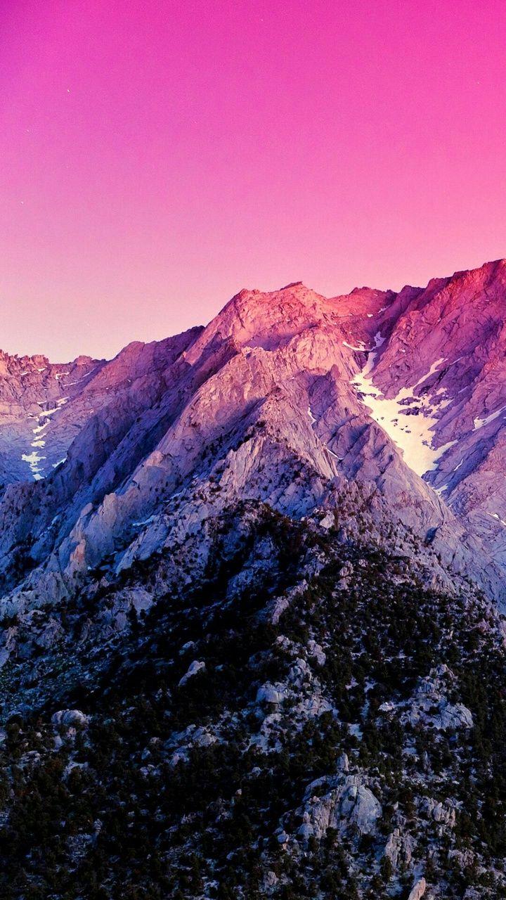 Pink Mountains Wallpapers - Top Free Pink Mountains Backgrounds ...