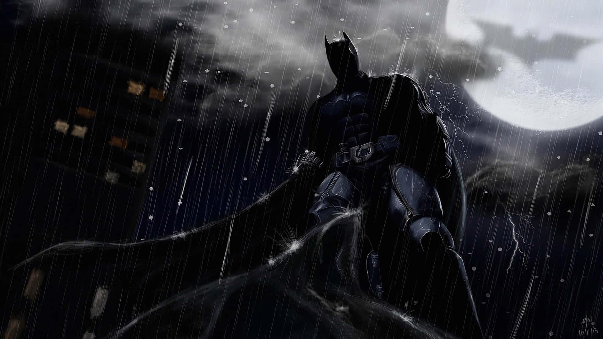 Batman Rain Wallpapers - Top Free Batman Rain Backgrounds - WallpaperAccess