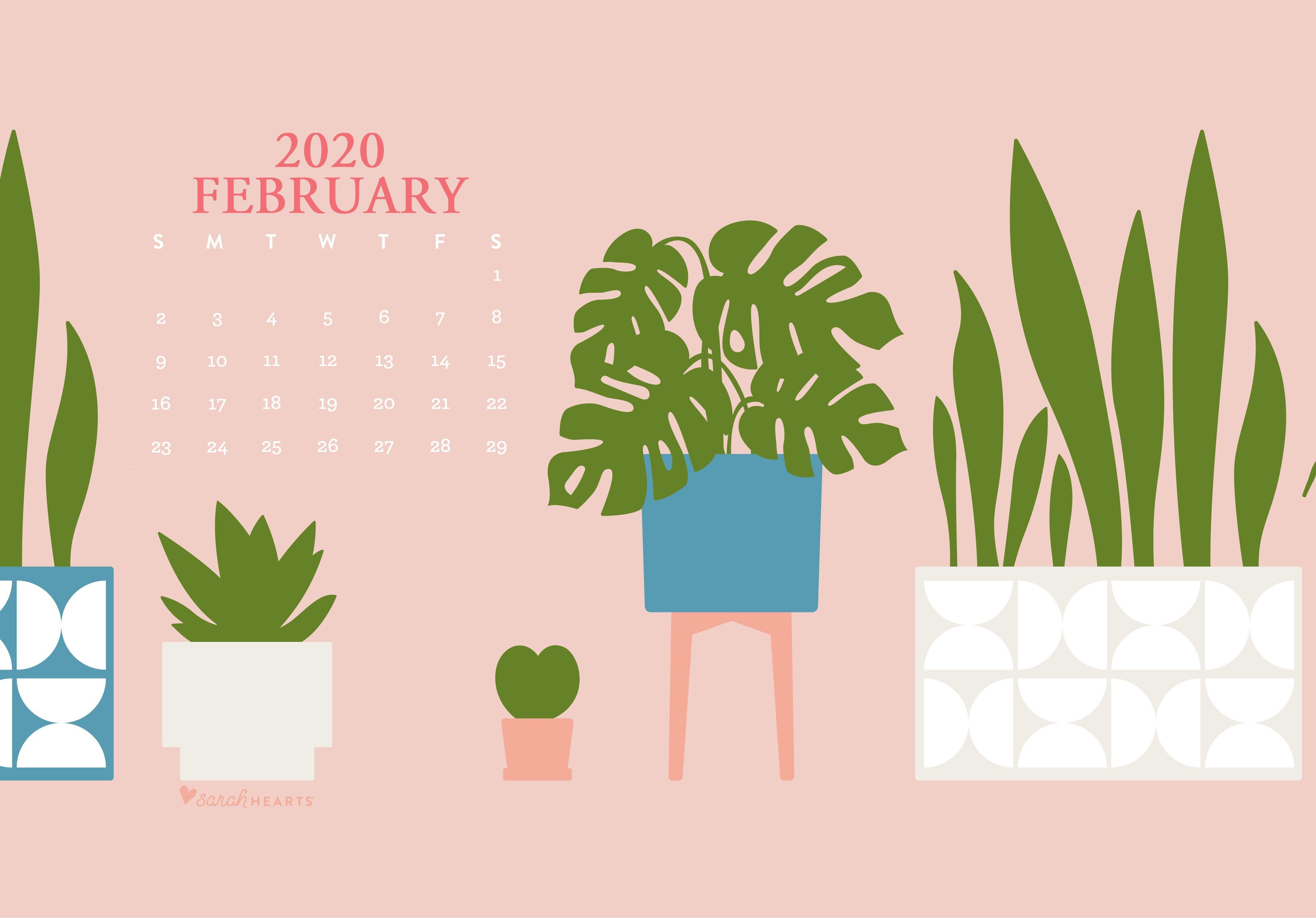 February 2020 Calendar Wallpapers - Top Free February 2020 Calendar ...