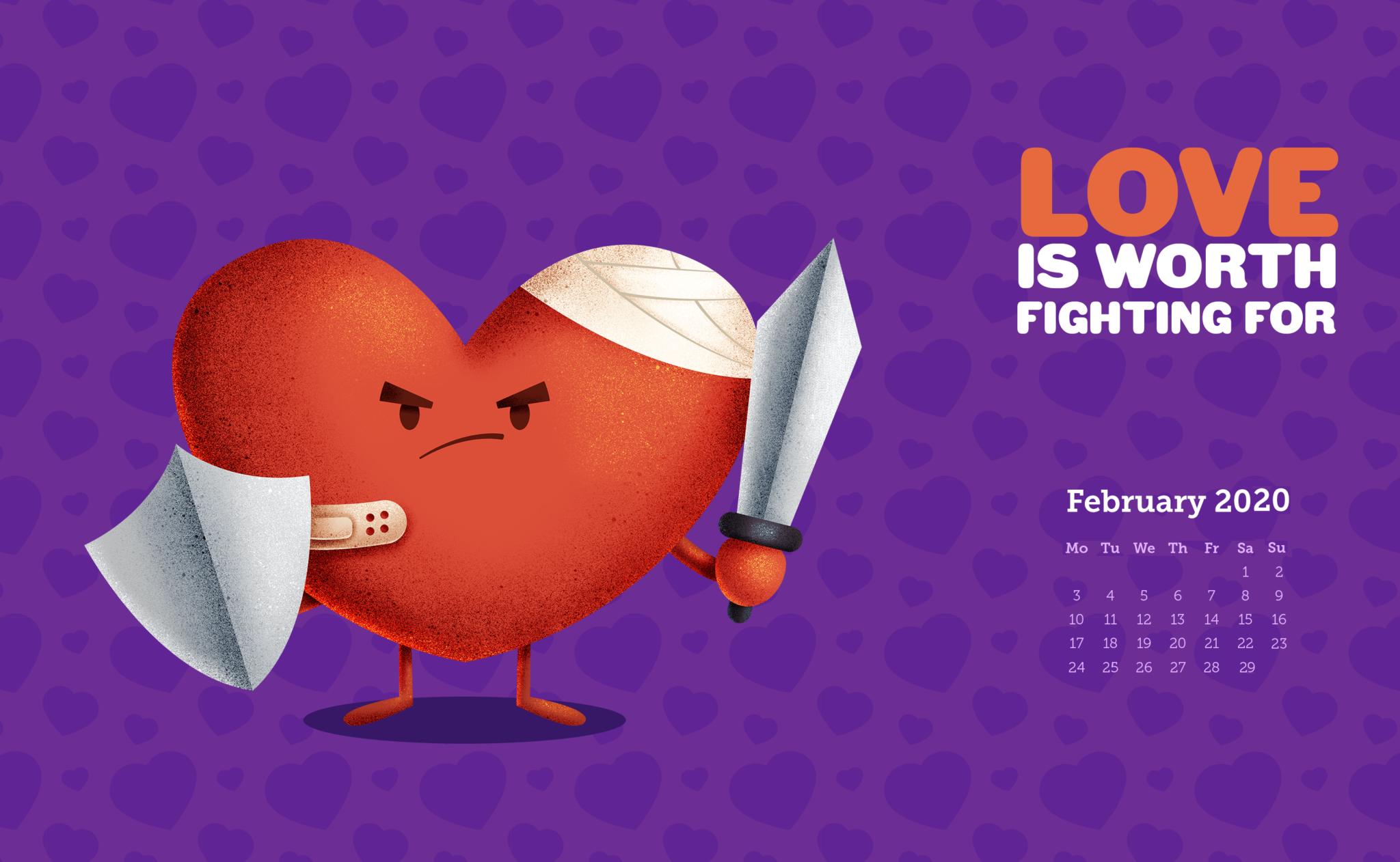 February 2020 Calendar Wallpapers - Top Free February 2020 Calendar ...