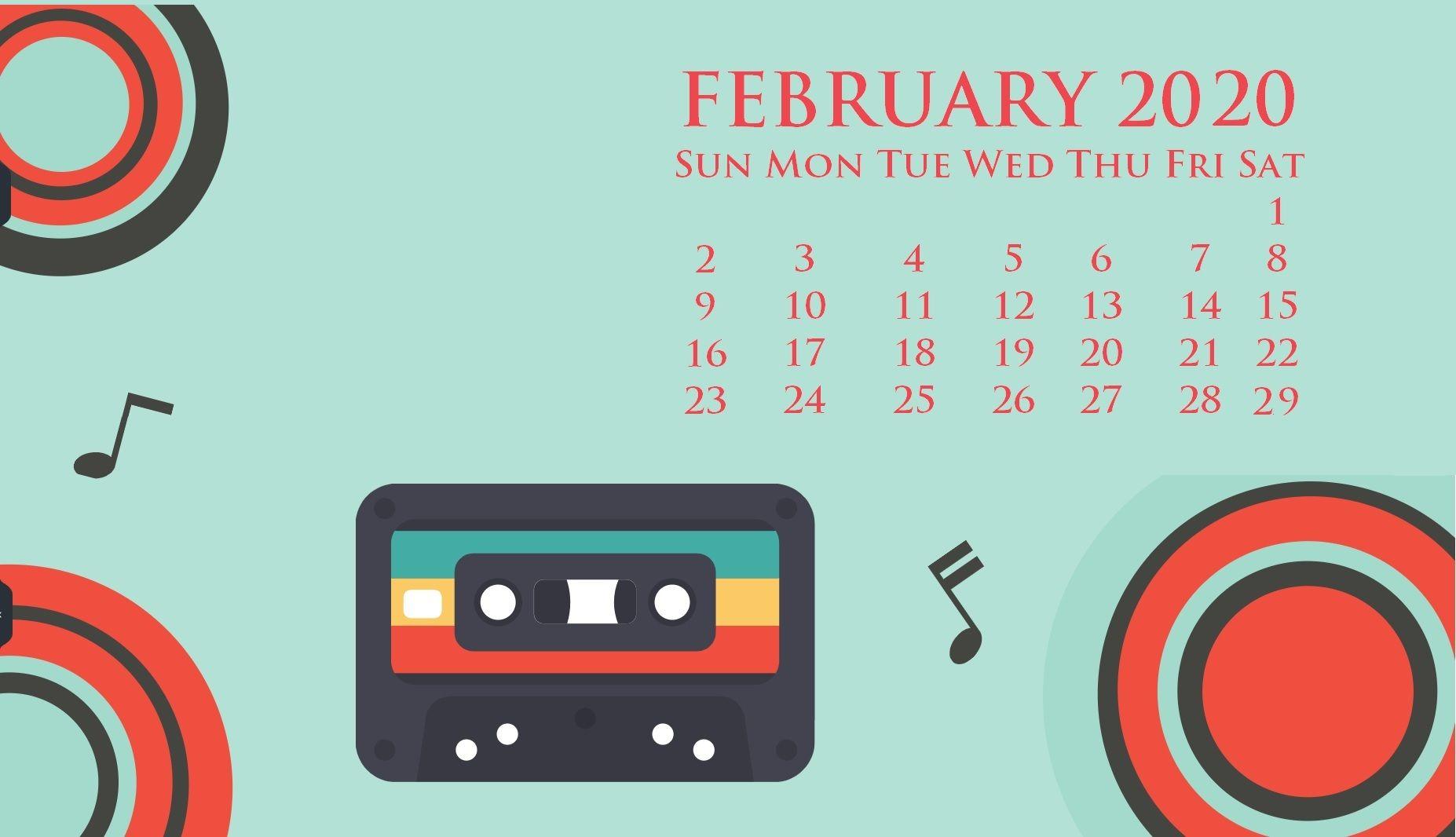 February 2020 Calendar Wallpapers - Top Free February 2020 Calendar ...