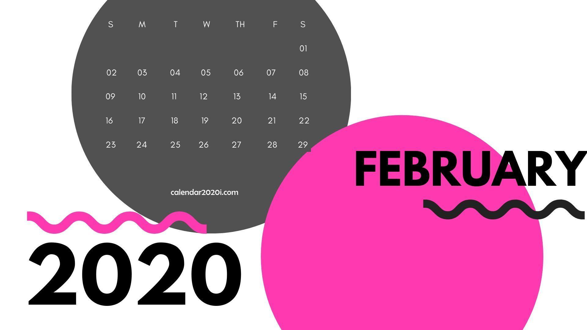 February 2020 Calendar Wallpapers - Top Free February 2020 Calendar ...