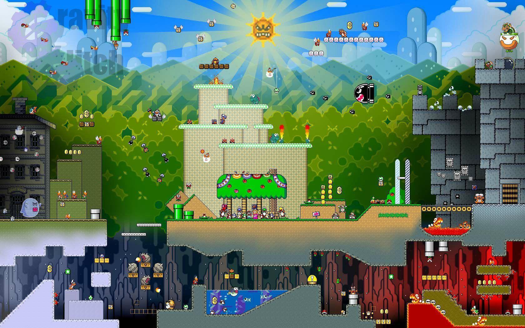 Mario World Wallpapers - Top Free Mario World Backgrounds - WallpaperAccess