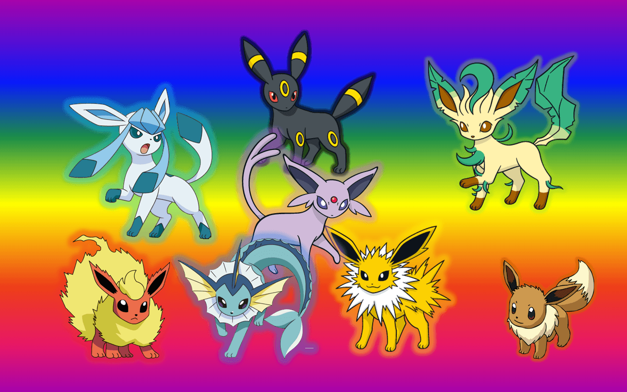 Pokemon Eevee Evolutions Wallpapers - Top Free Pokemon Eevee Evolutions Backgrounds ...