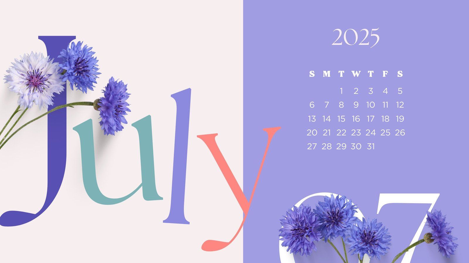 July 2025 Calendar Wallpapers - Top Free July 2025 Calendar Backgrounds ...