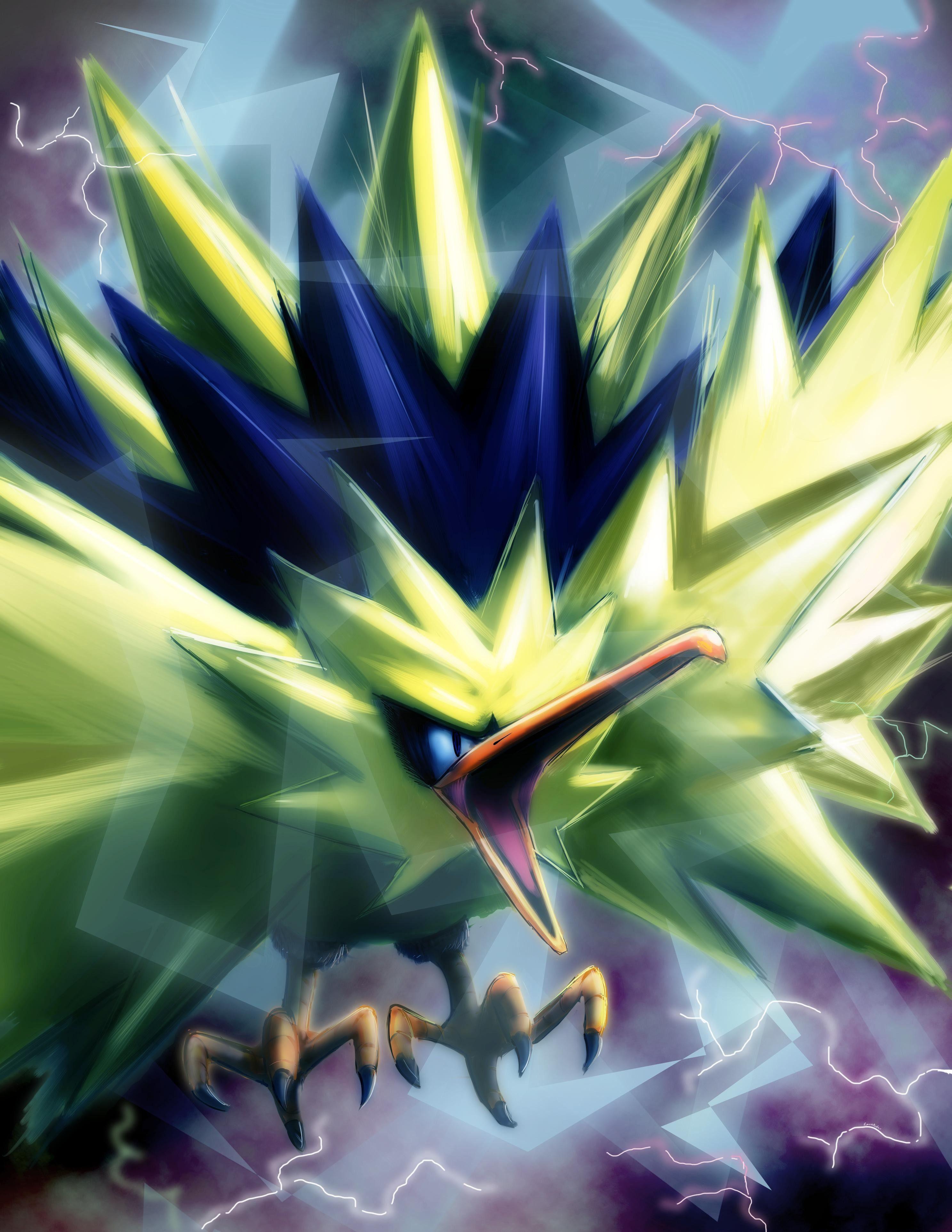 Zapdos Wallpapers - Top Free Zapdos Backgrounds - WallpaperAccess