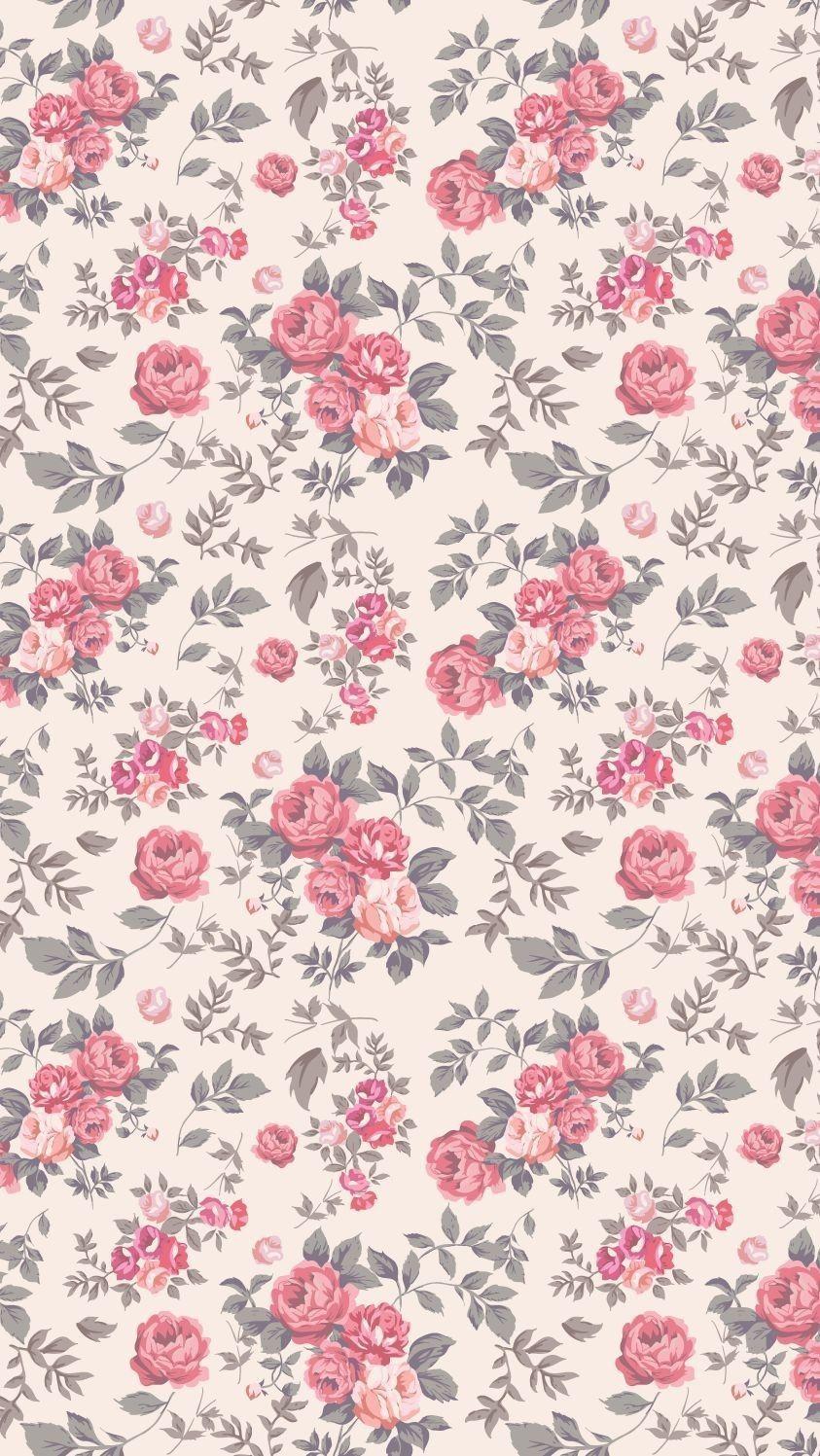 Vintage Floral iPhone Wallpapers - Top Free Vintage Floral iPhone ...