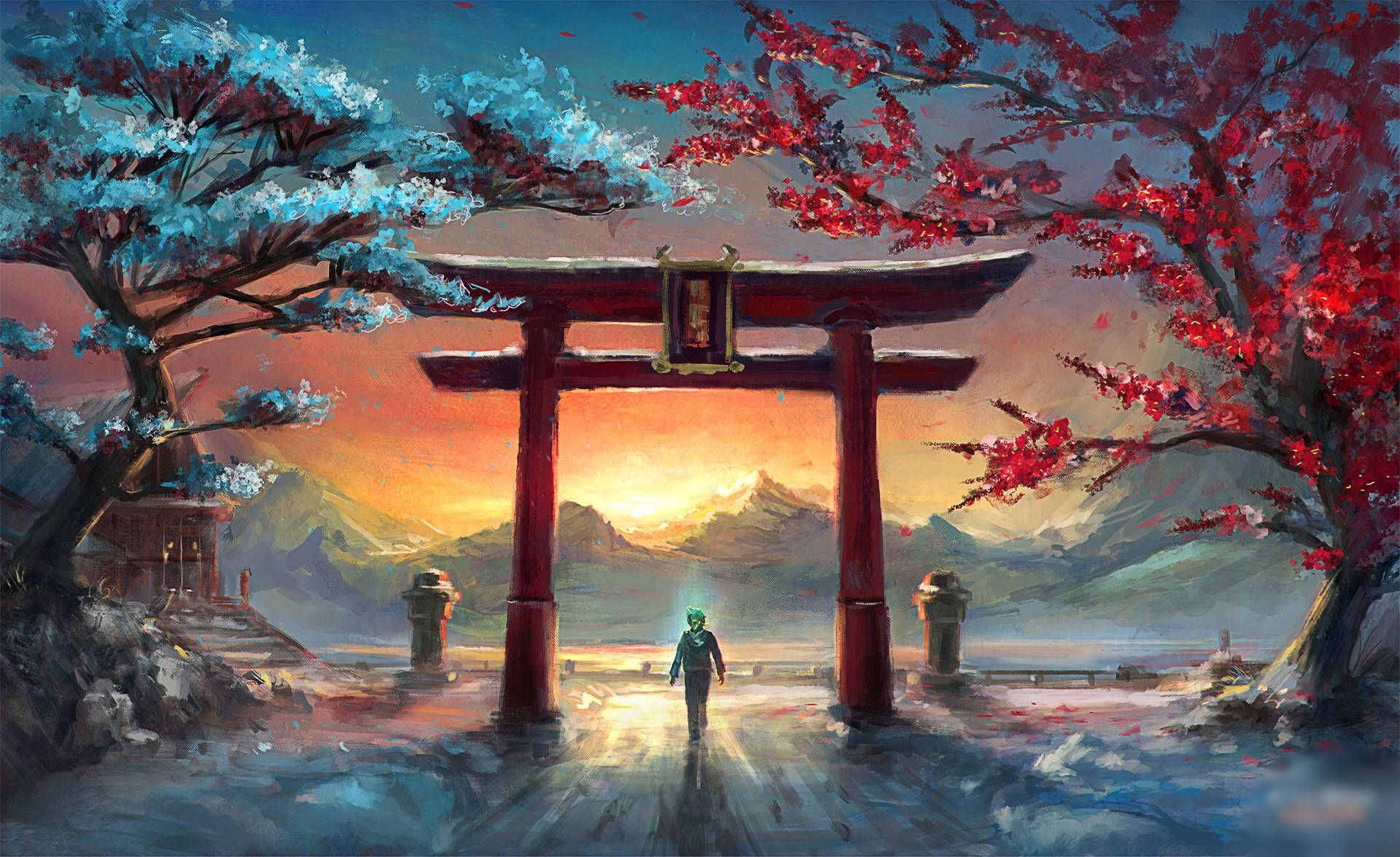 Japan Gate Wallpapers - Top Free Japan Gate Backgrounds - WallpaperAccess