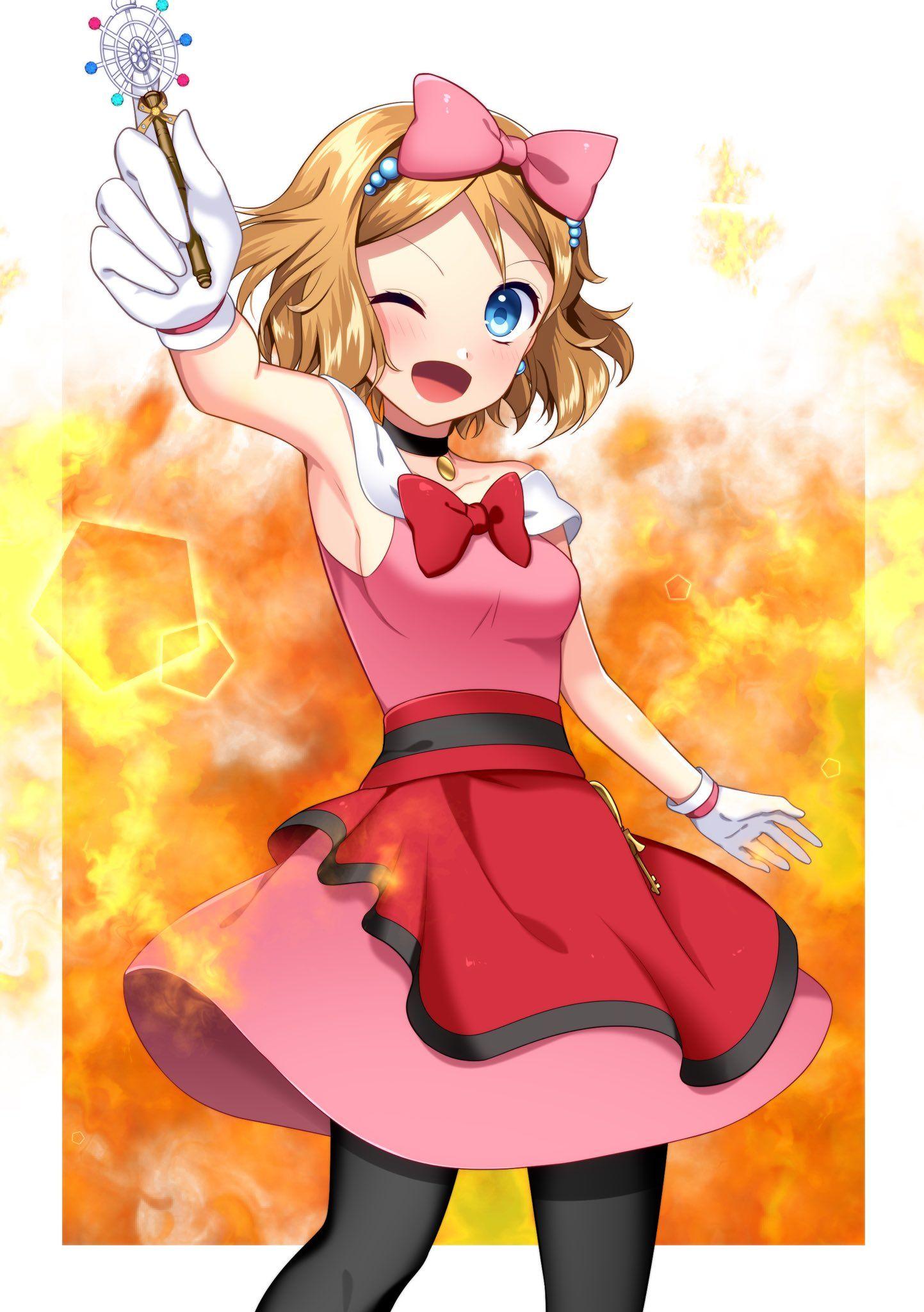 Pokemon Serena Wallpapers Top Free Pokemon Serena Backgrounds Wallpaperaccess