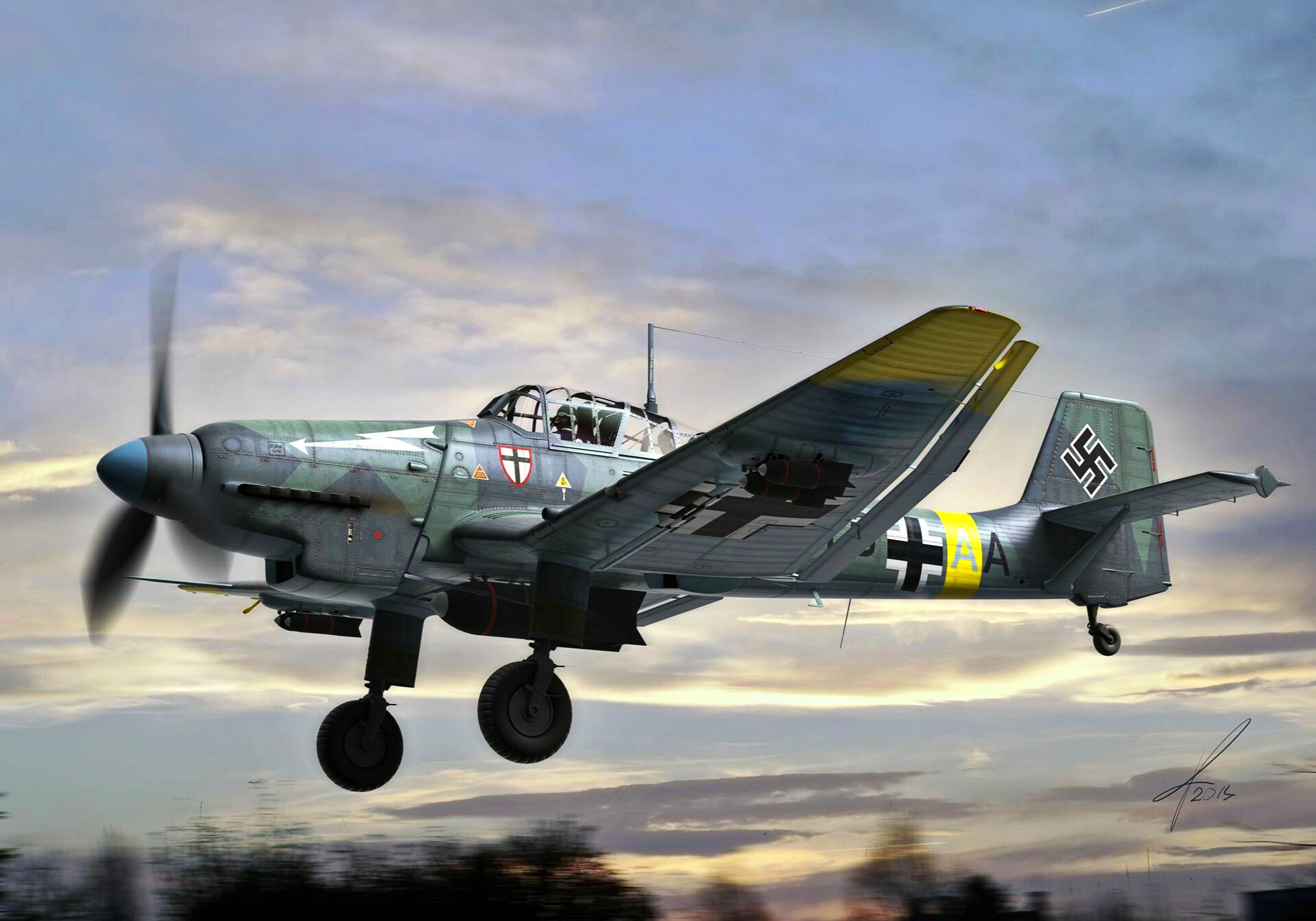 Junkers Ju 87 Wallpapers - Top Free Junkers Ju 87 Backgrounds - WallpaperAccess