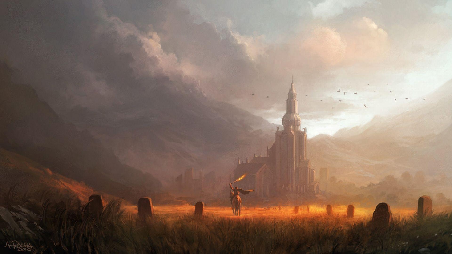 Fantasy Landscape Wallpapers - Top Free Fantasy Landscape Backgrounds ...