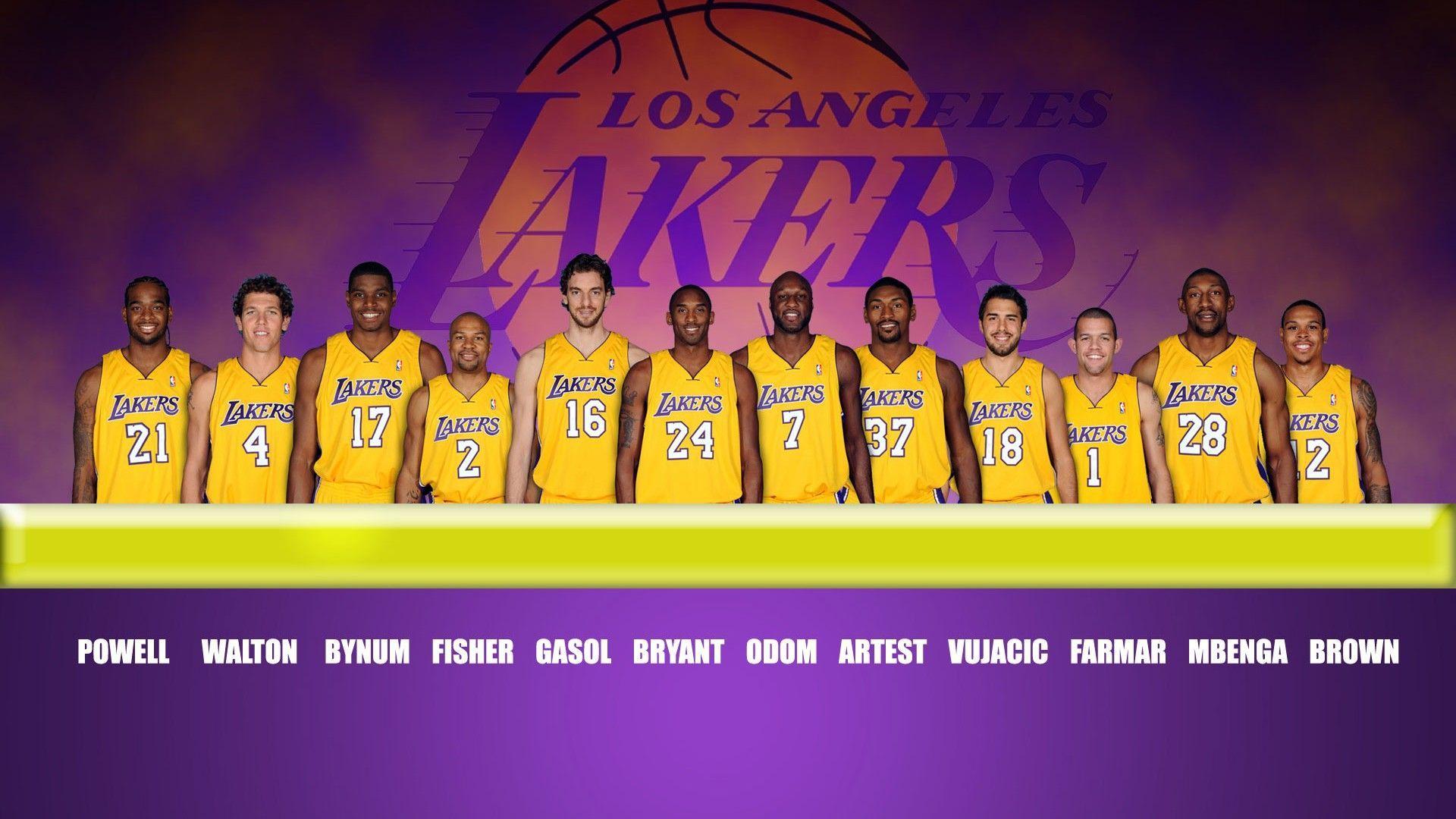 Lakers Team Wallpapers - Top Free Lakers Team Backgrounds - WallpaperAccess