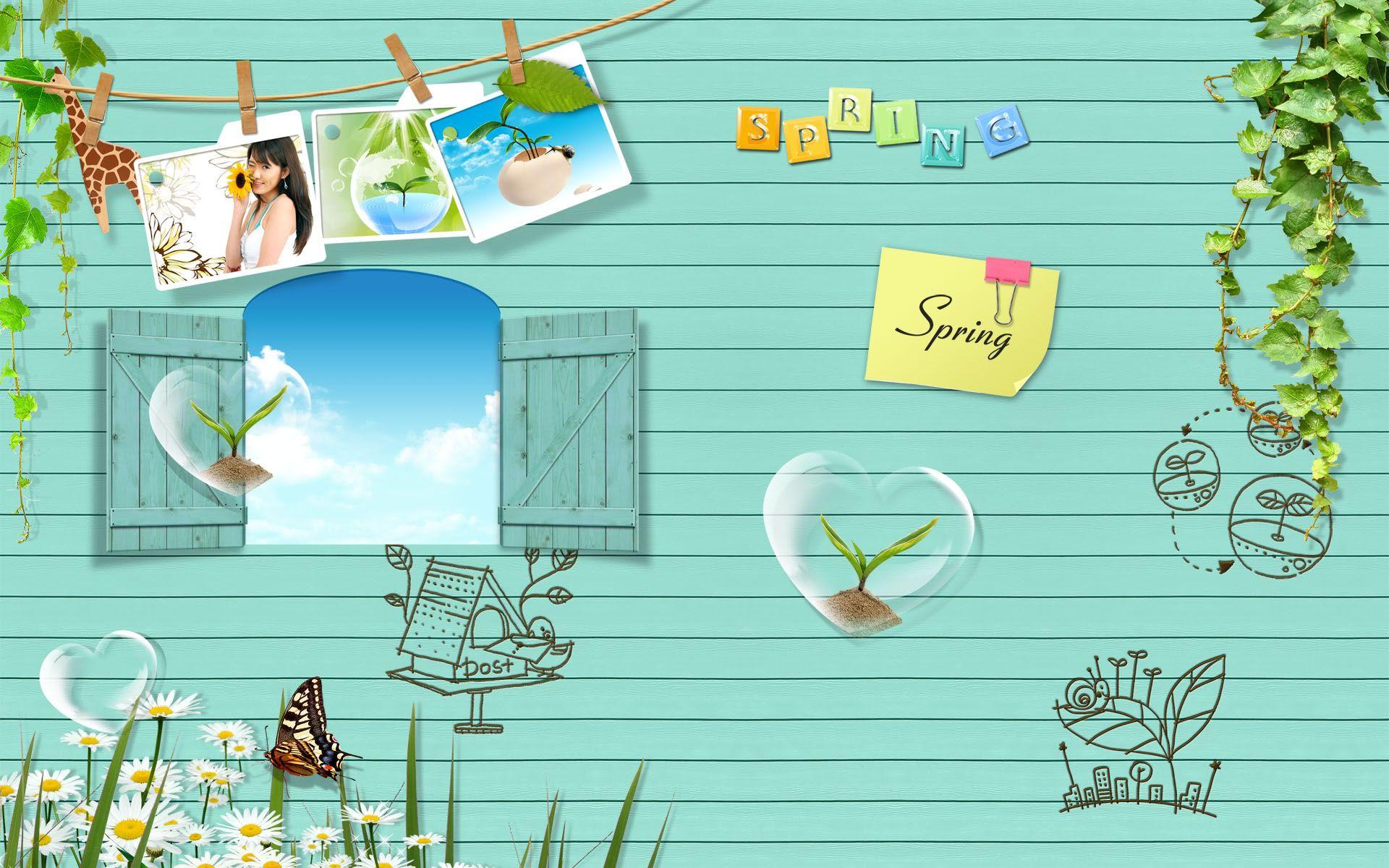 Spring Cartoon Wallpapers - Top Free Spring Cartoon Backgrounds ...