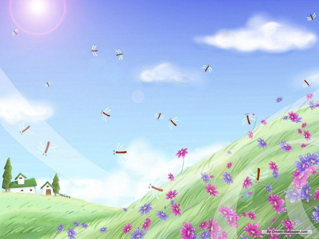 Spring Cartoon Wallpapers - Top Free Spring Cartoon Backgrounds ...