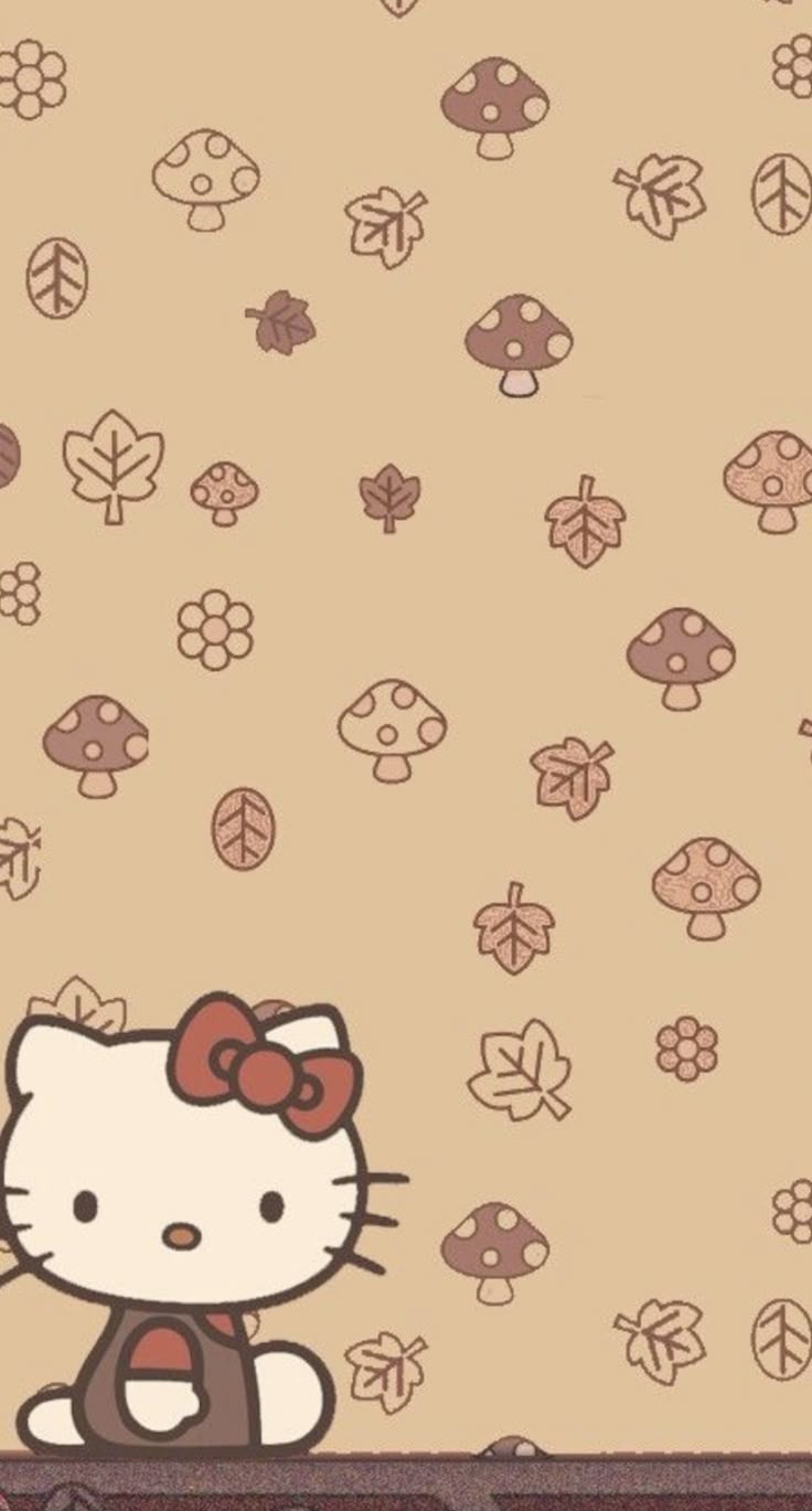 Hello Kitty Brown Wallpapers - Top Free Hello Kitty Brown Backgrounds ...
