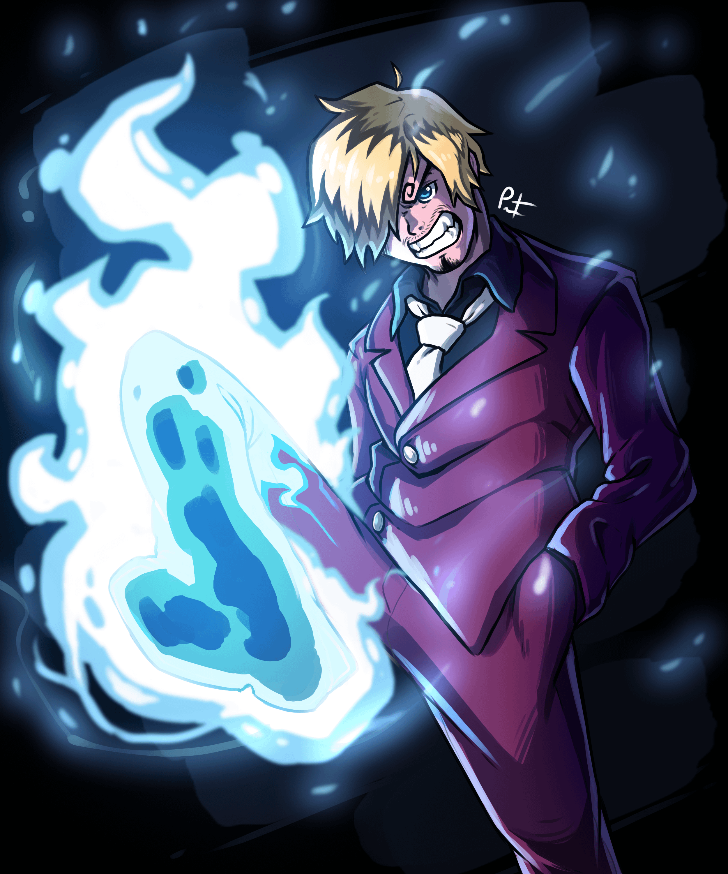 Sanji Black Wallpapers - Top Free Sanji Black Backgrounds - WallpaperAccess