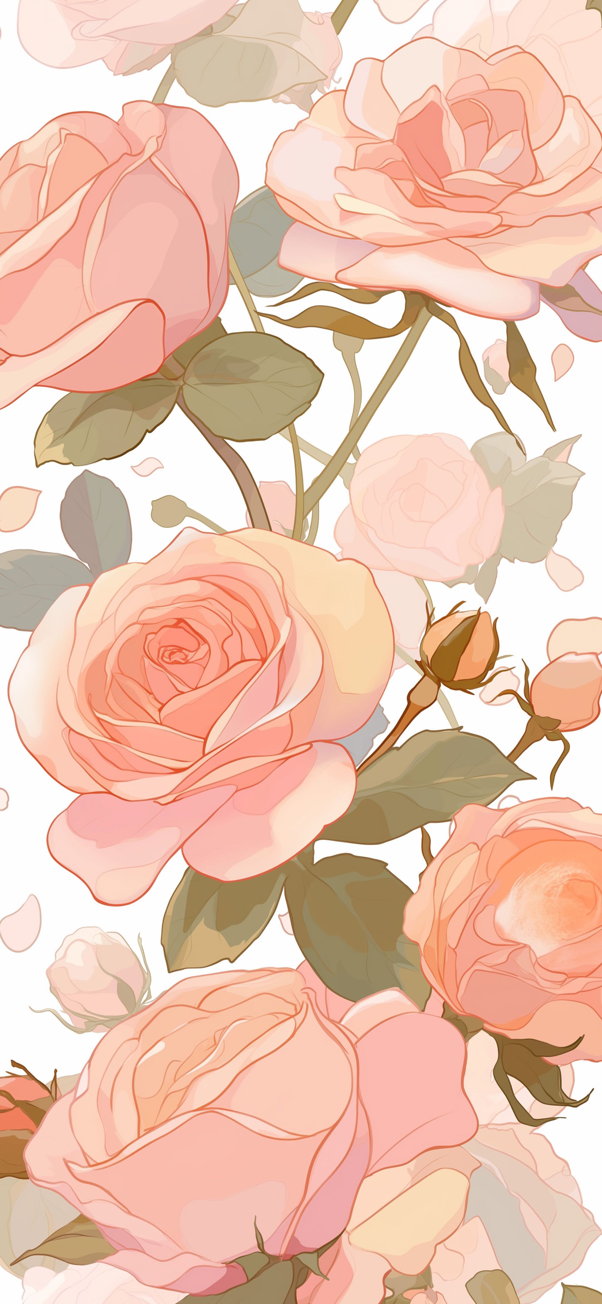 Rose Painting Wallpapers - Top Free Rose Painting Backgrounds - WallpaperAccess