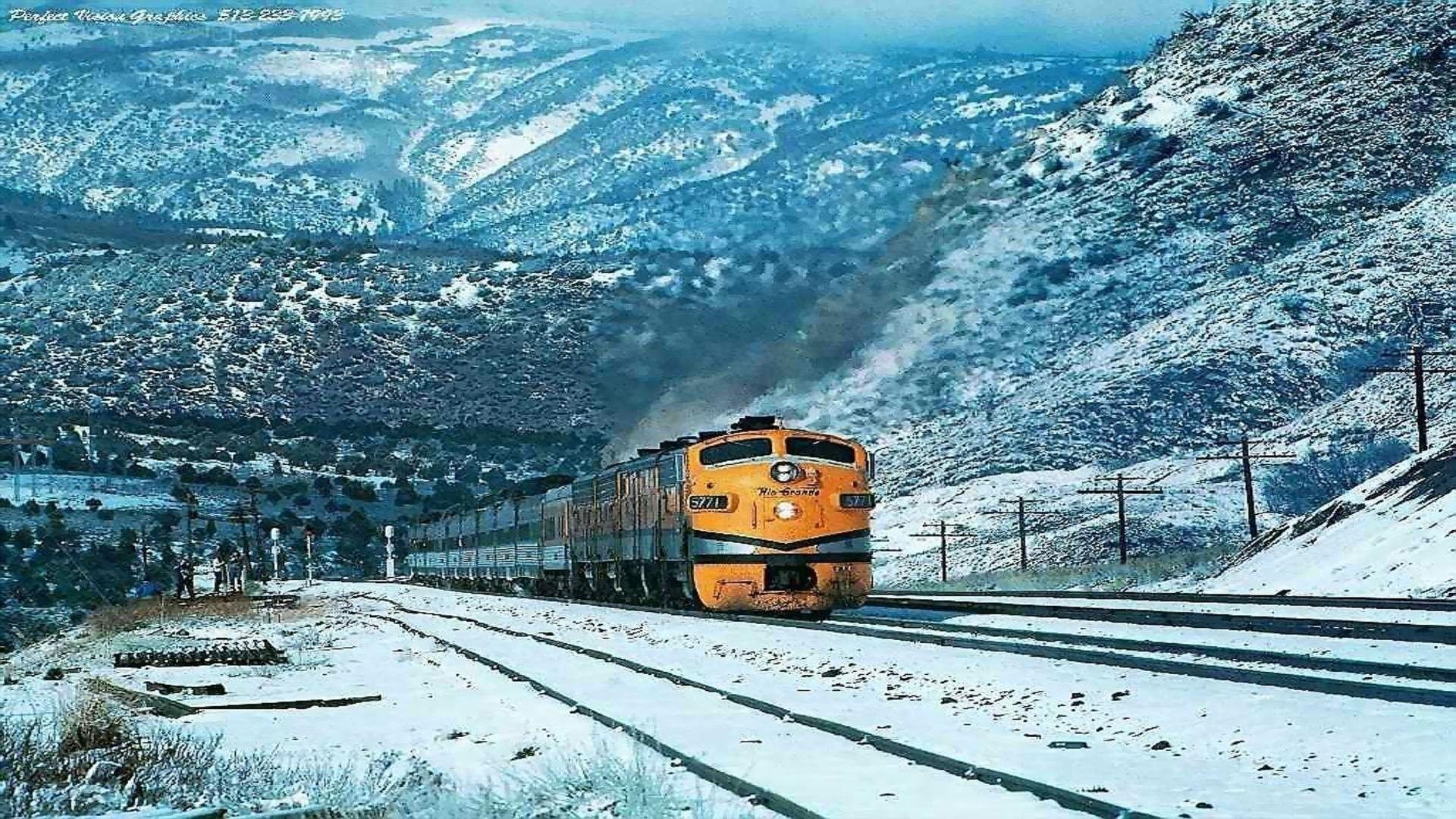 Winter Train Wallpapers - Top Free Winter Train Backgrounds ...