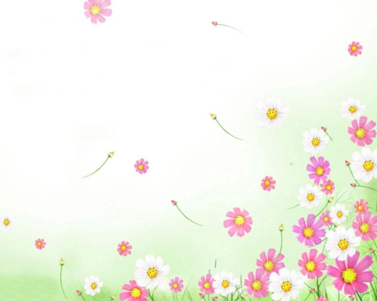 Cartoon Flower Wallpapers - Top Free Cartoon Flower Backgrounds ...