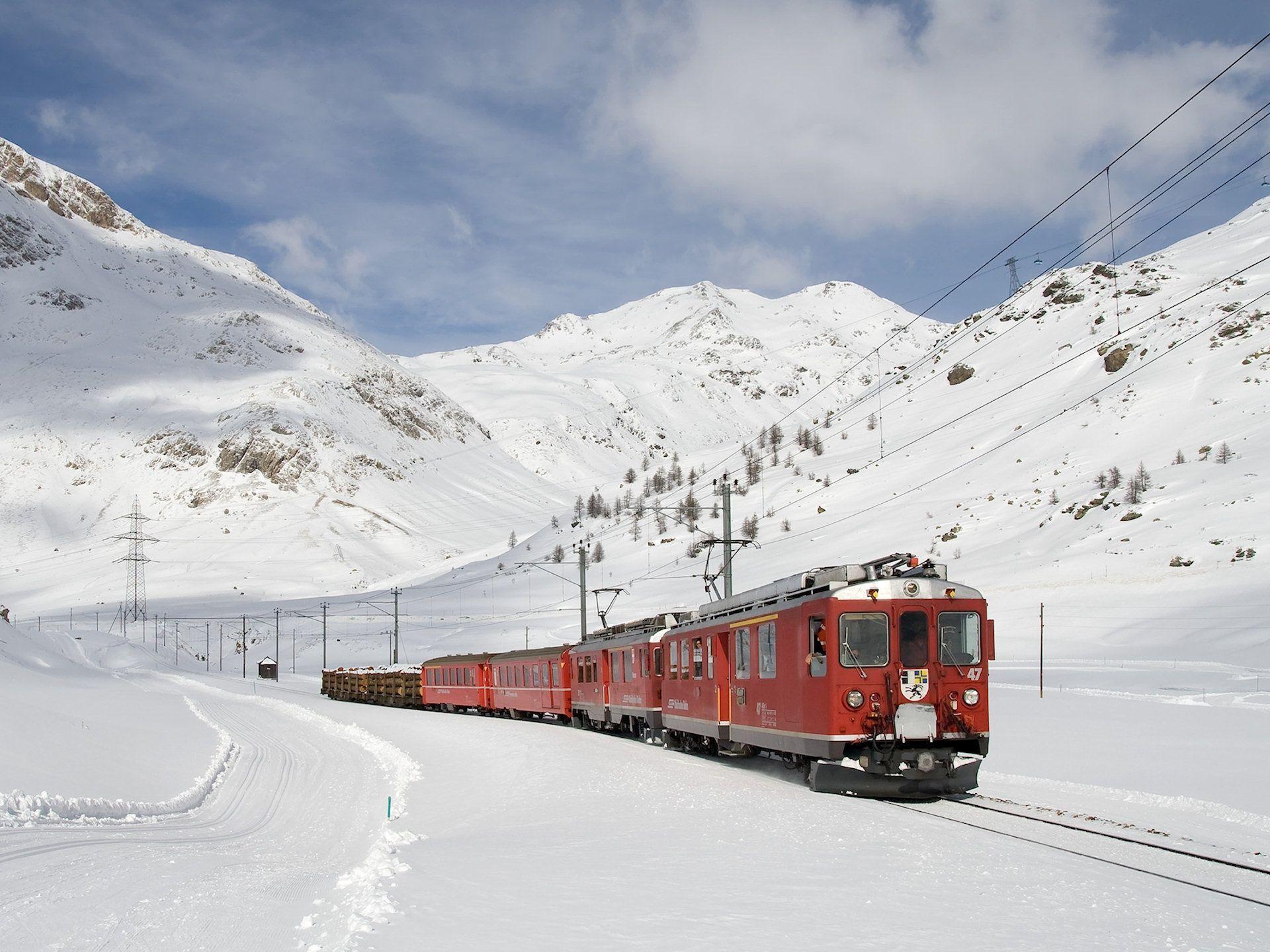 Winter Train Wallpapers - Top Free Winter Train Backgrounds ...