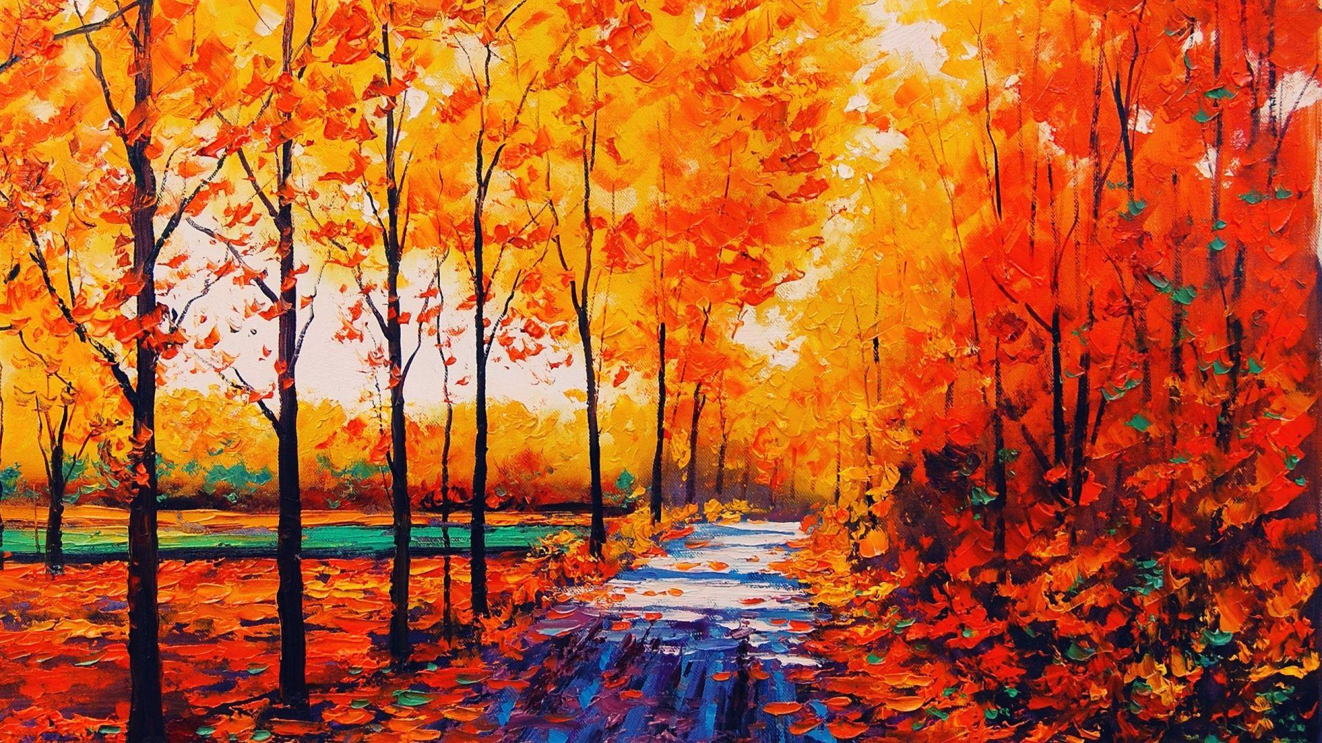 Nature Painting Wallpapers - Top Free Nature Painting Backgrounds ...