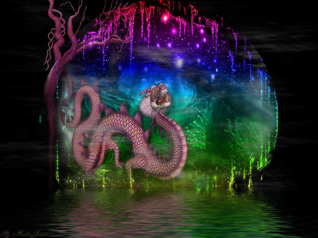Rainbow Dragon Wallpapers - Top Free Rainbow Dragon Backgrounds ...