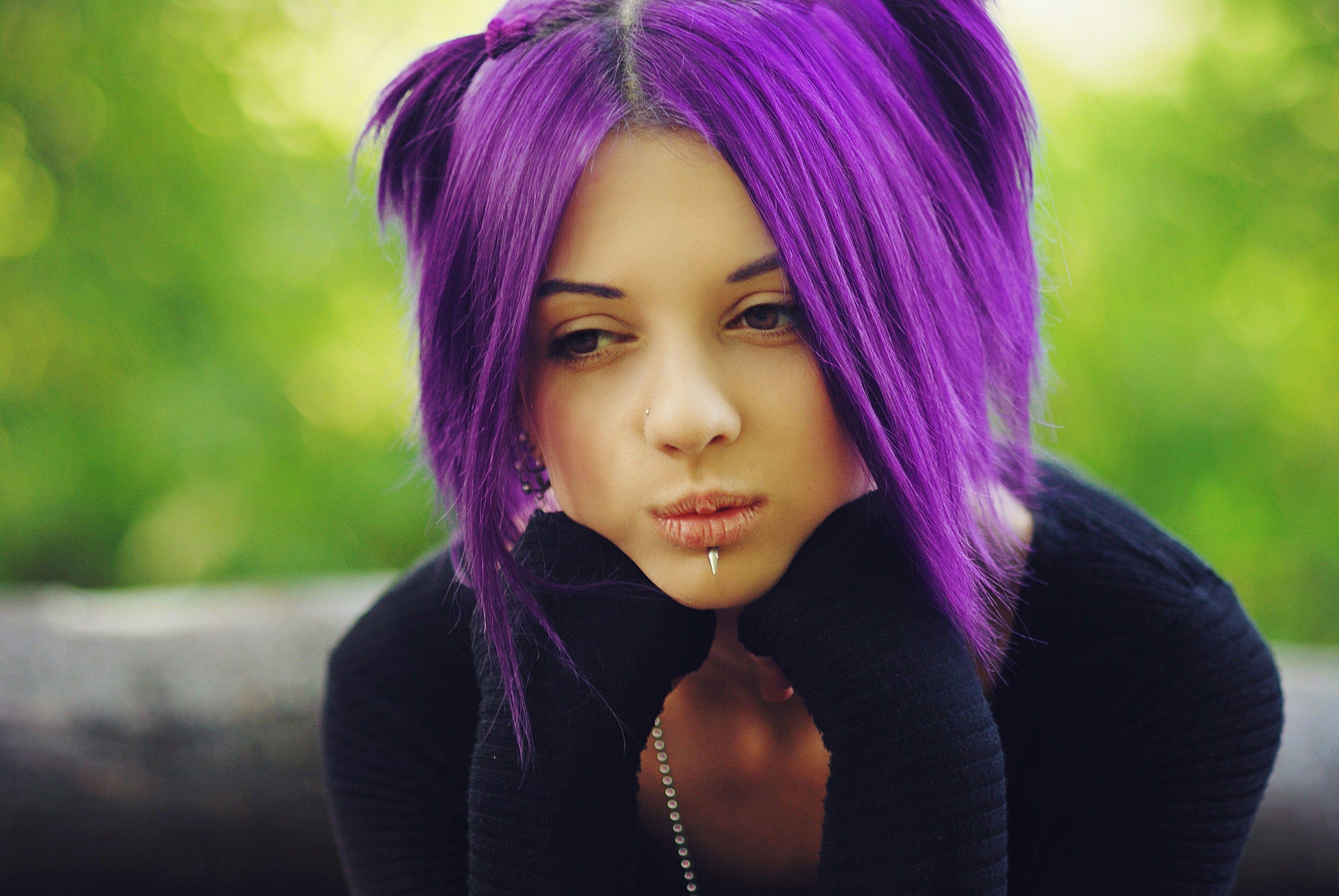 Purple Hair Wallpapers - Top Free Purple Hair Backgrounds - WallpaperAccess
