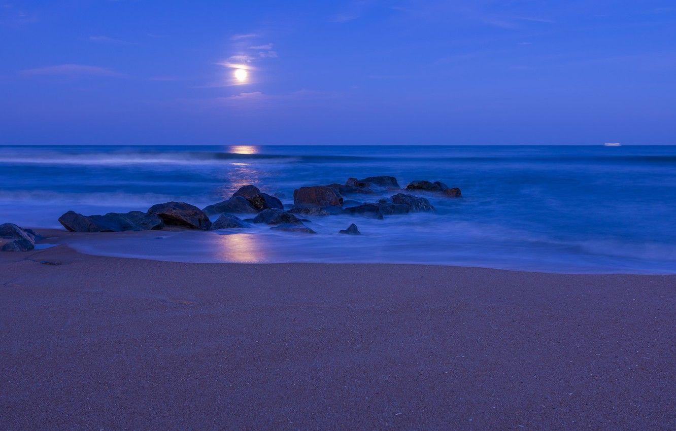 Moon Beach Wallpapers - Top Free Moon Beach Backgrounds - WallpaperAccess