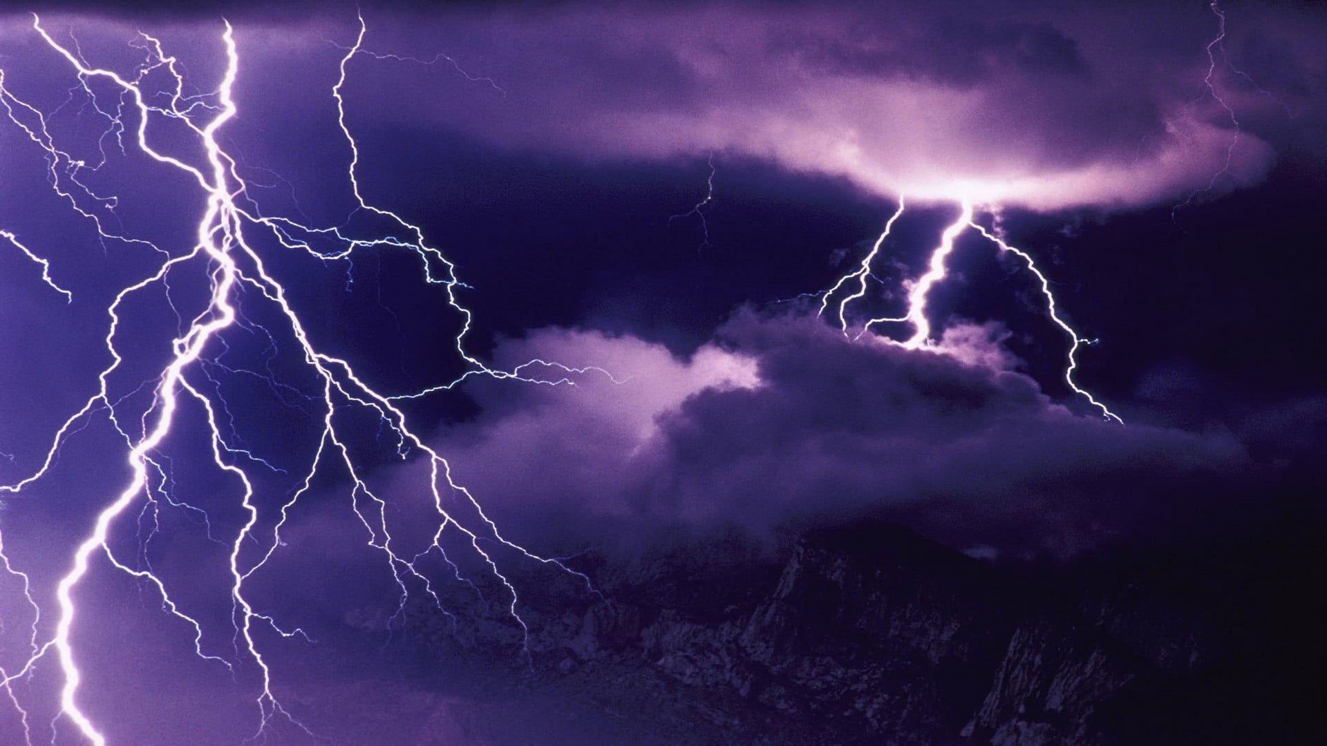 Purple Lightning Storm Wallpapers - Top Free Purple Lightning Storm Backgrounds - WallpaperAccess