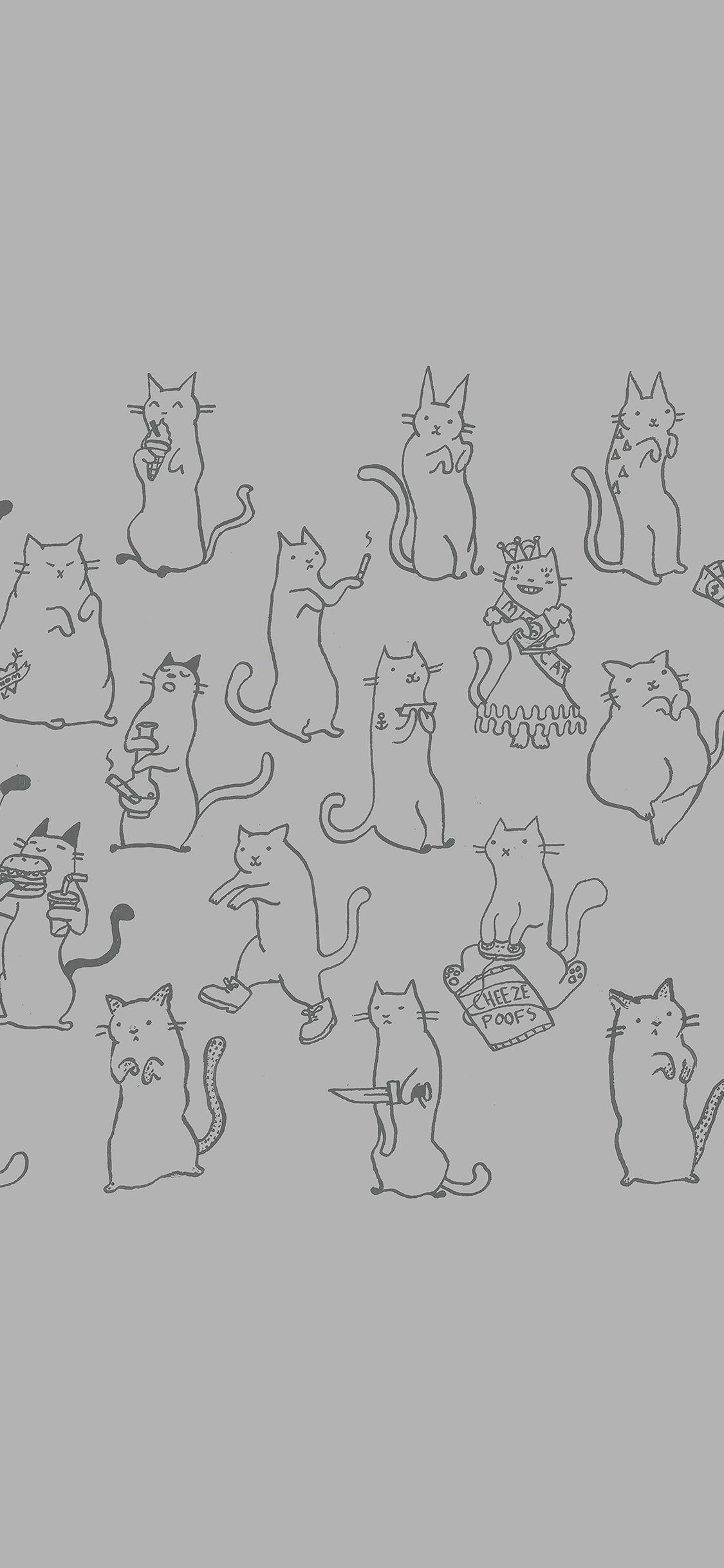 Minimal Cat Wallpapers - Top Free Minimal Cat Backgrounds - WallpaperAccess