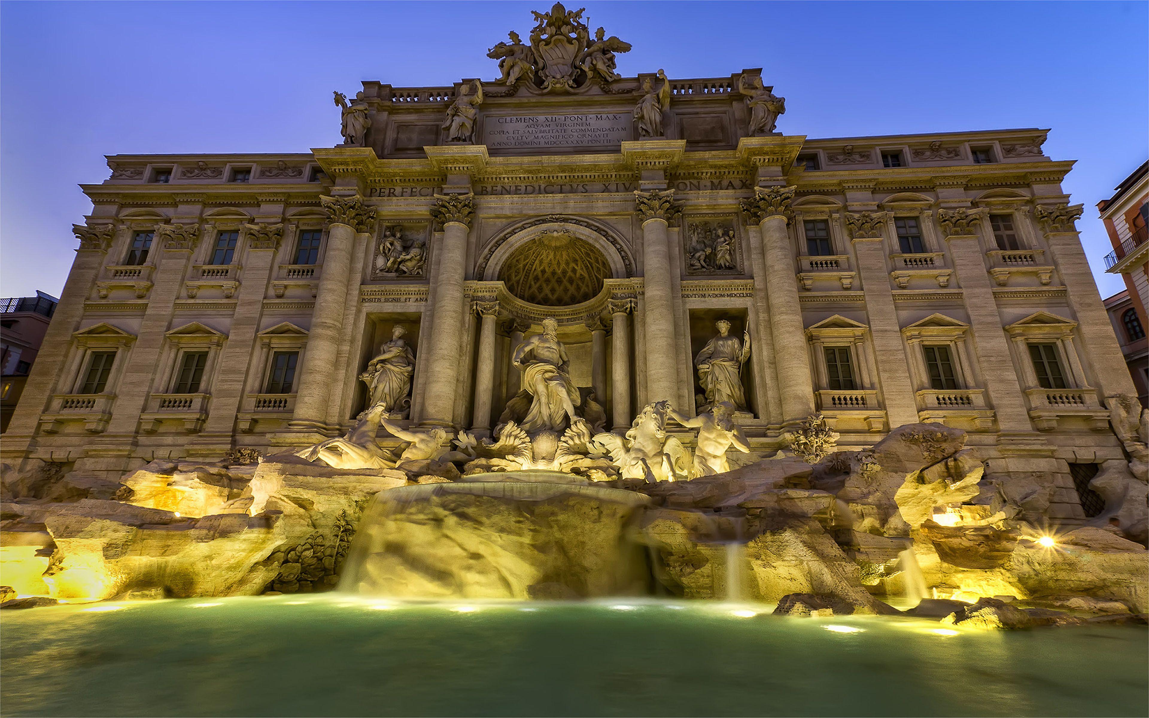 Trevi Fountain Wallpapers - Top Free Trevi Fountain Backgrounds ...