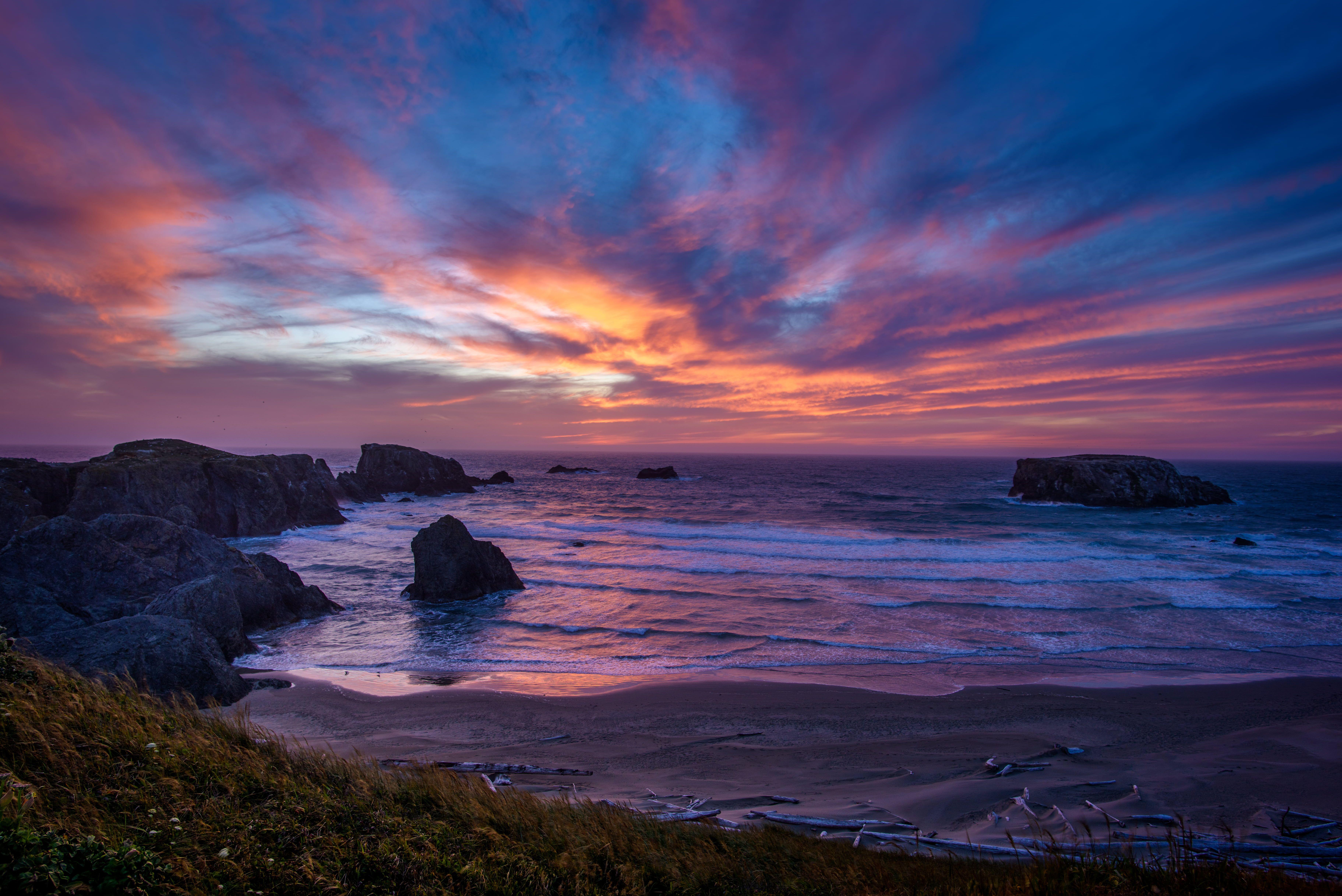 Oregon Coast Sunset Wallpapers - Top Free Oregon Coast Sunset ...