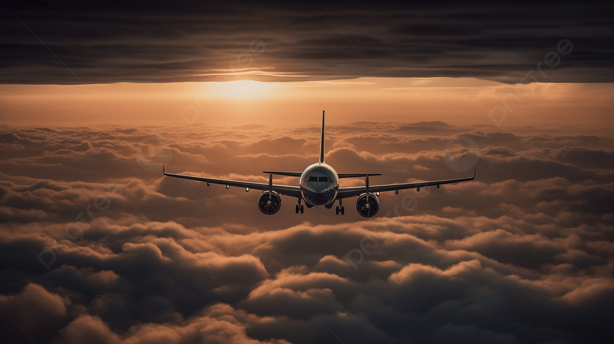 Plane Sunset Wallpapers - Top Free Plane Sunset Backgrounds ...