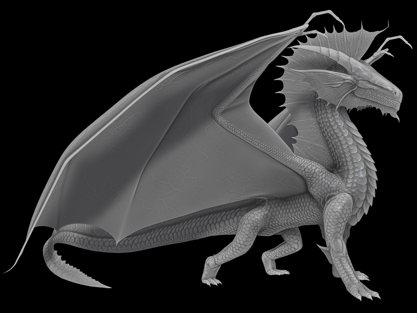 Silver Dragon Wallpapers - Top Free Silver Dragon Backgrounds - WallpaperAccess