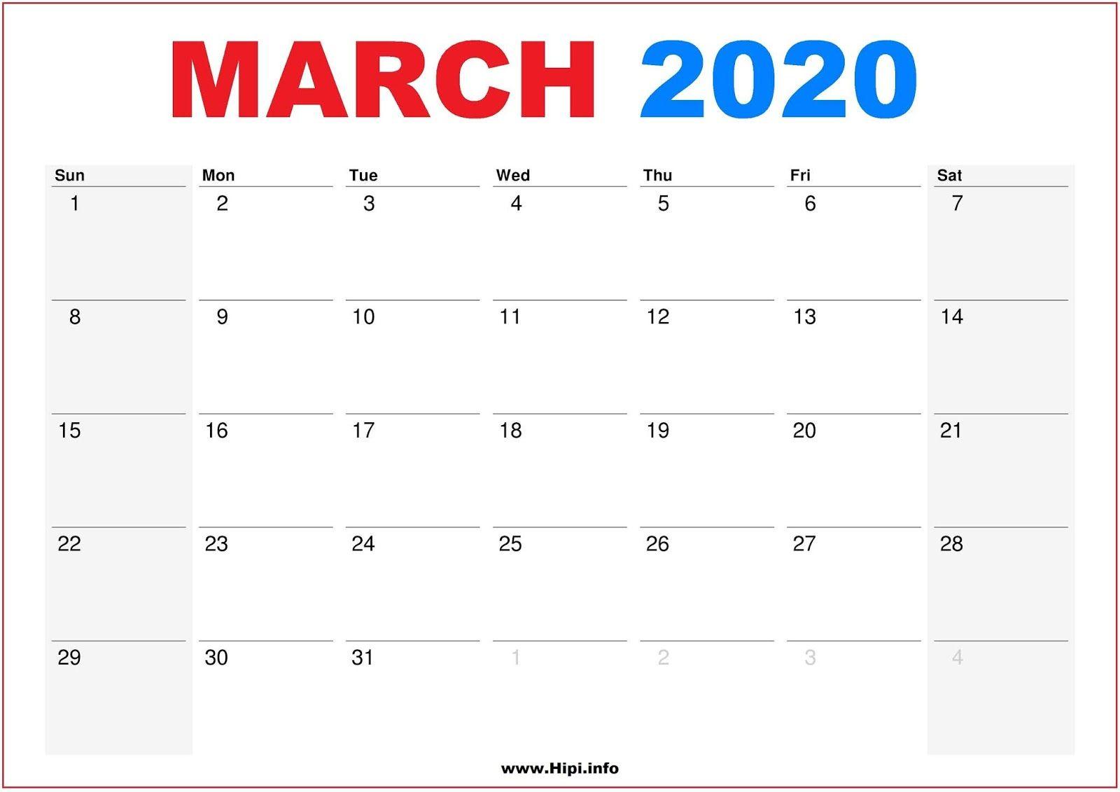 March 2020 Calendar Wallpapers - Top Free March 2020 Calendar ...