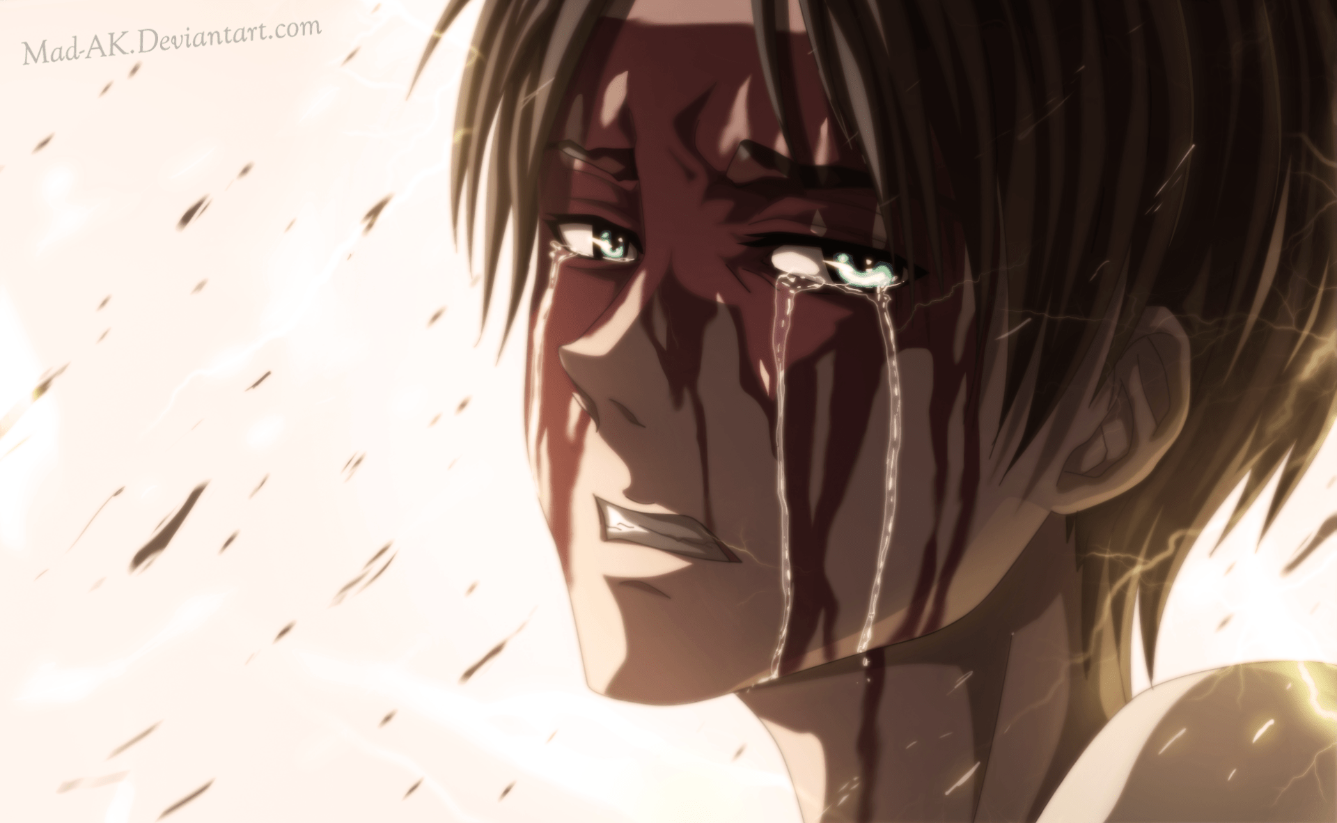 Eren Sad Wallpapers - Top Free Eren Sad Backgrounds - WallpaperAccess
