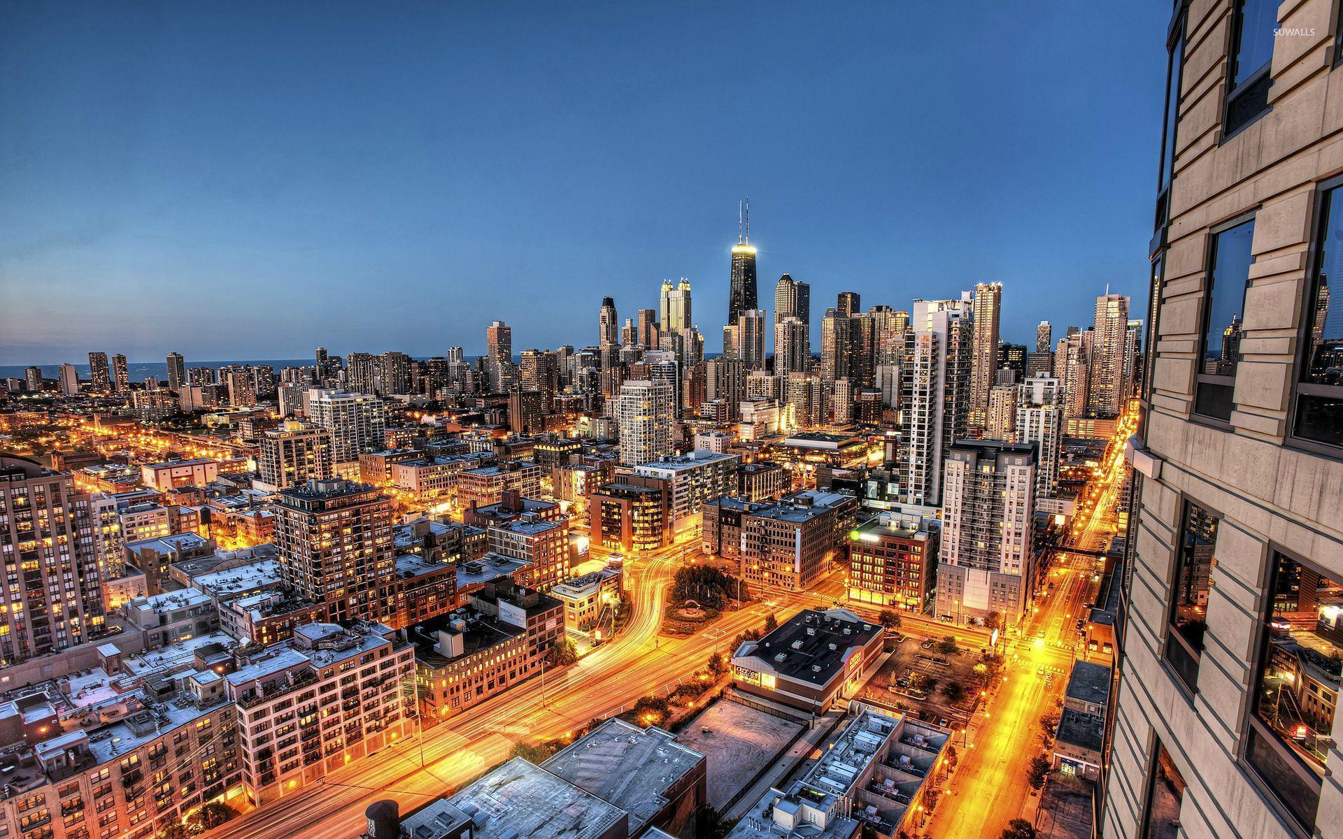 Chicago Lights Wallpapers - Top Free Chicago Lights Backgrounds ...