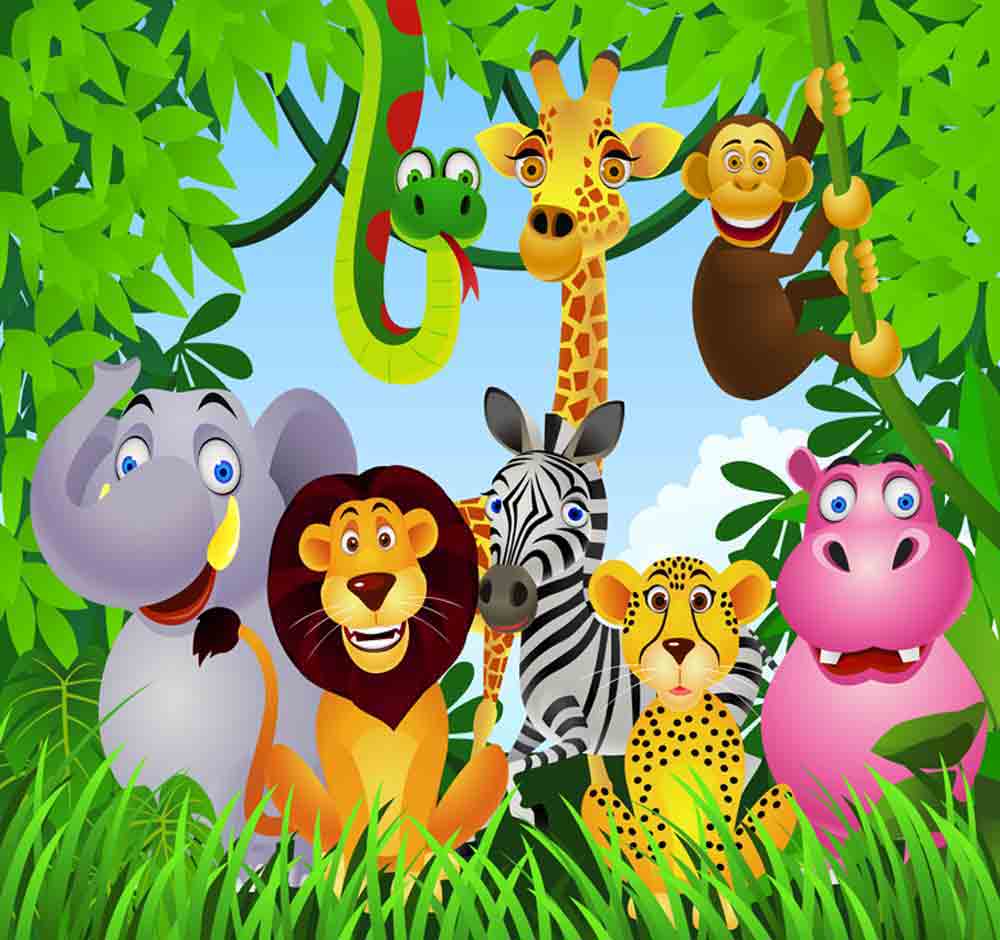 Cartoon Jungle Wallpapers - Top Free Cartoon Jungle Backgrounds ...