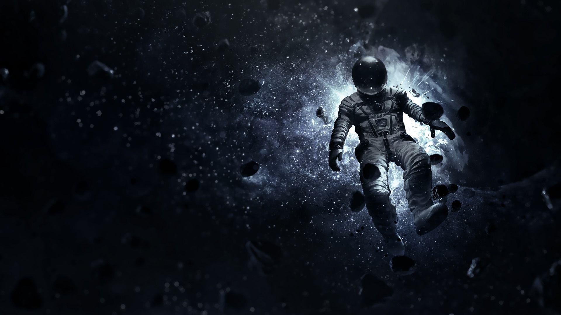 Astronaut Floating Cartoon Wallpapers - Top Free Astronaut Floating ...