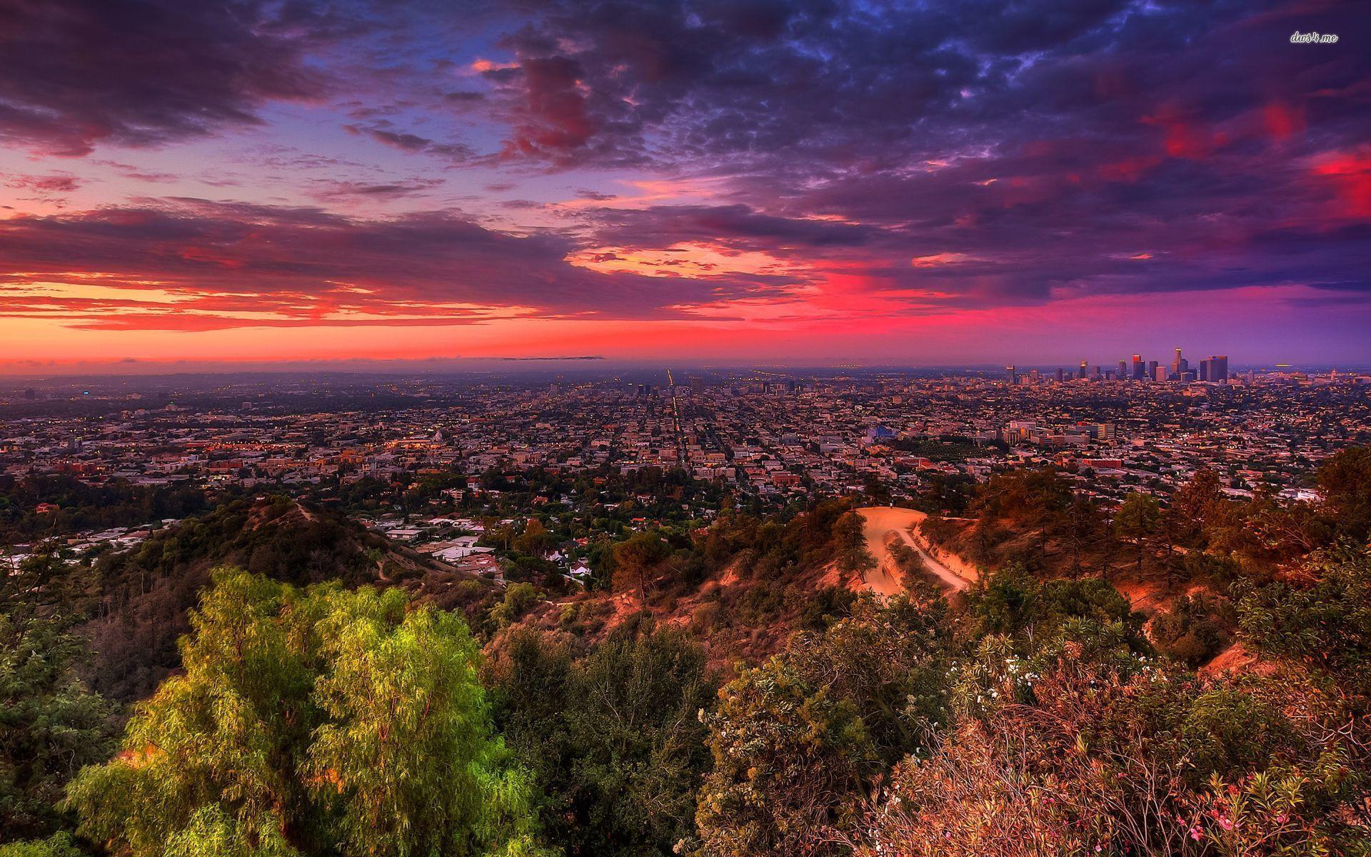 Los Angeles Sunset Wallpapers - Top Free Los Angeles Sunset Backgrounds ...